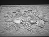 A beautiful grape bas-relief 3D model 3D printable | CGTrader