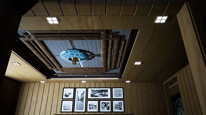 Bedroom Fall Celling 3D model | CGTrader