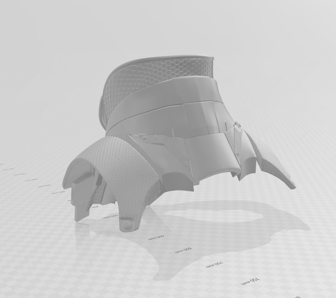 Batman Arkham Knight Neck 3D model 3D printable | CGTrader