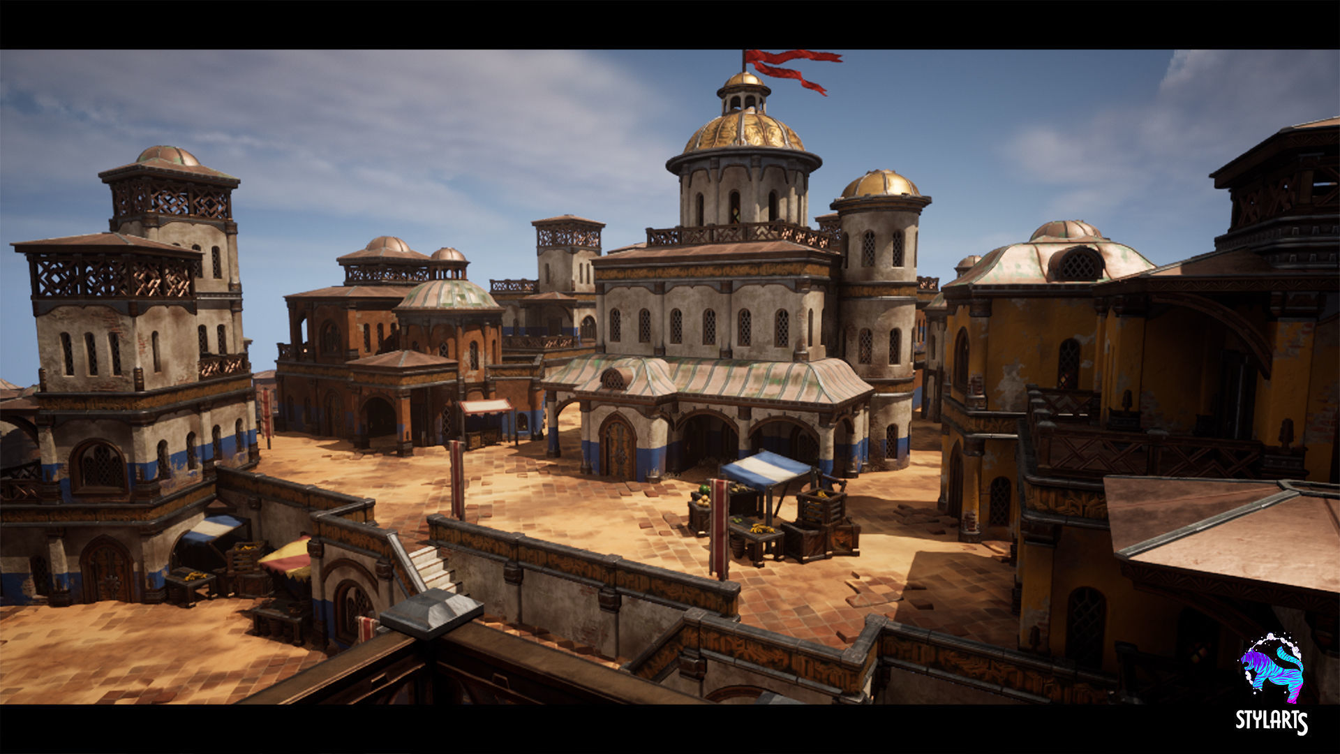 3D model Desert Bazaar VR / AR / low-poly | CGTrader