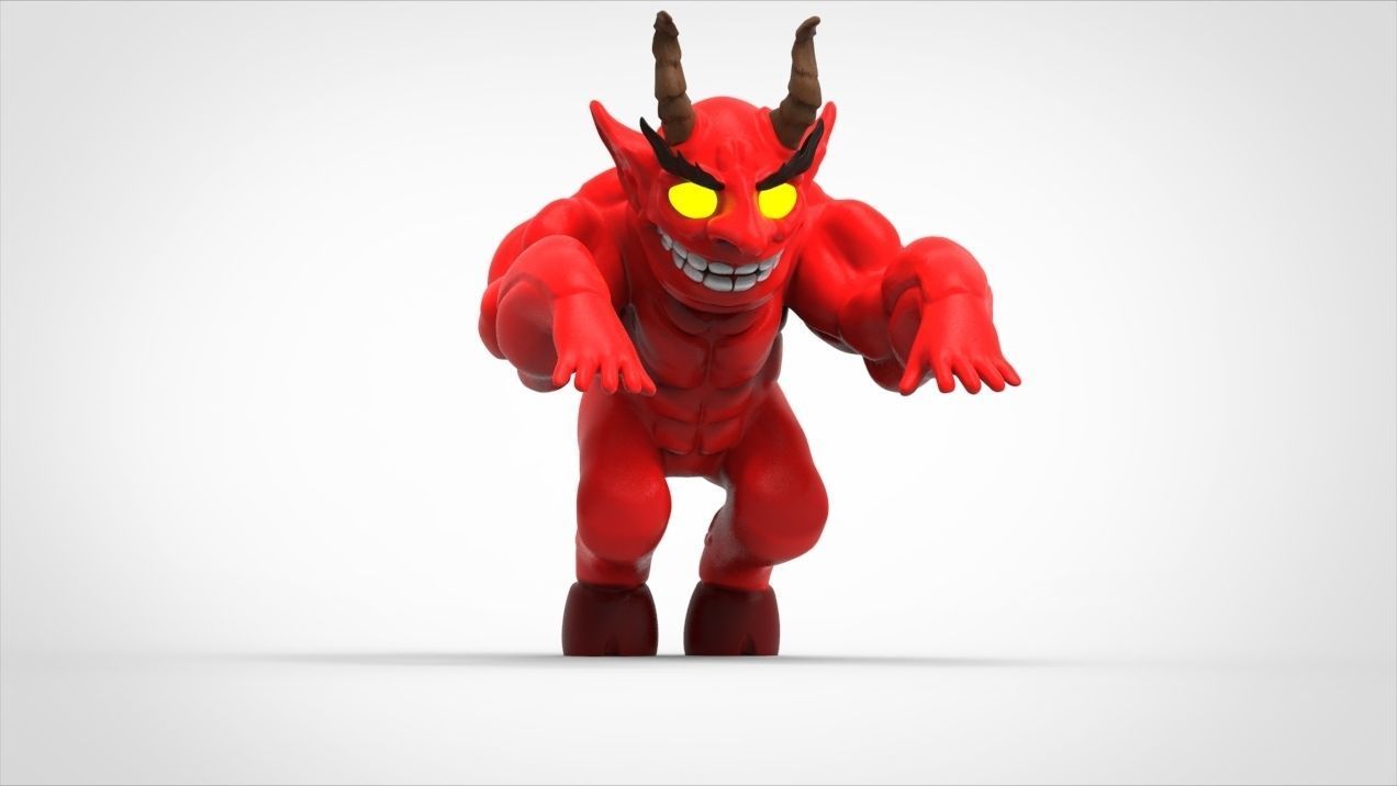 Midas devil from hell - lucifer 3D model 3D printable | CGTrader