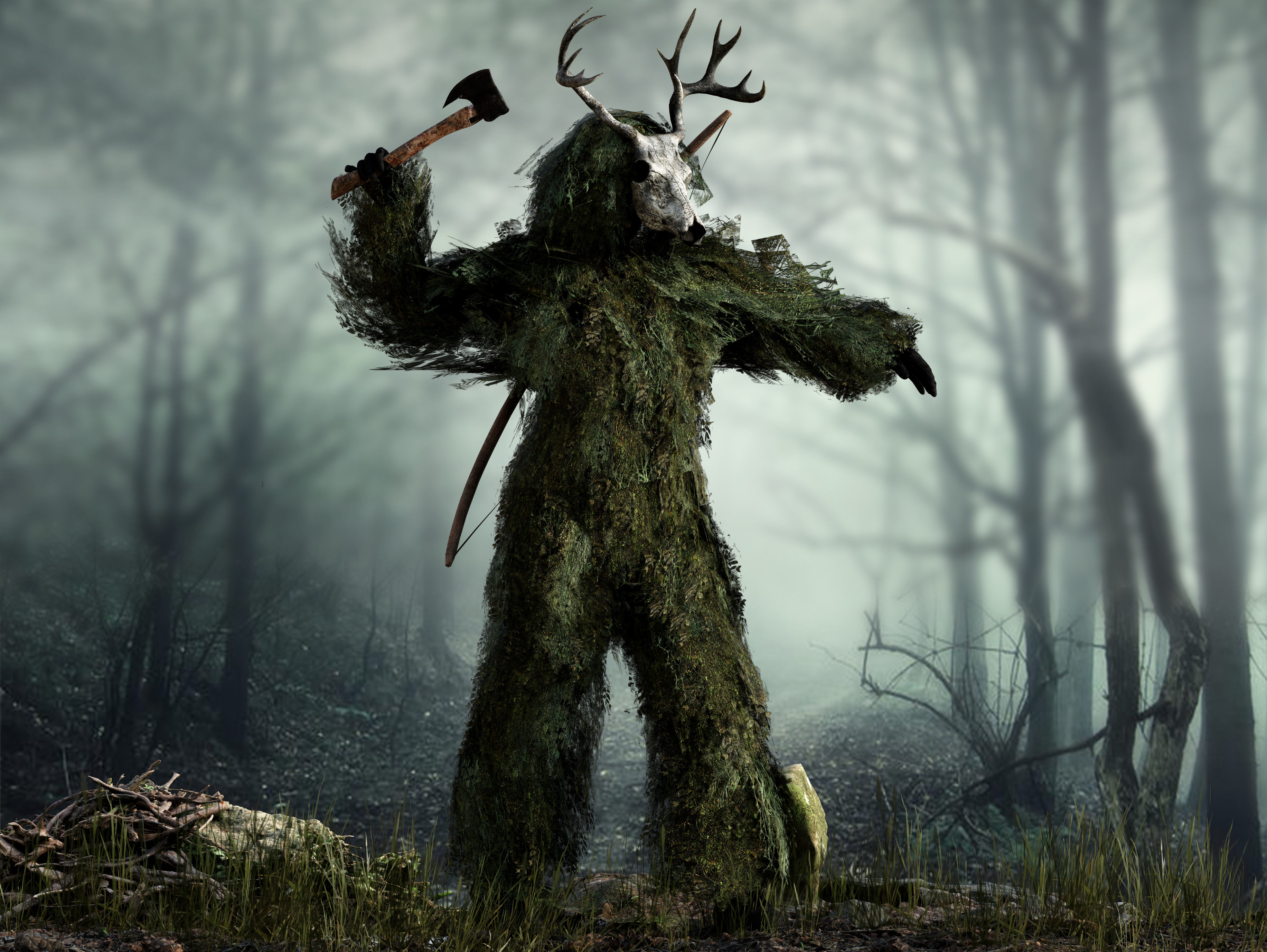 3D model Forest Hunter VR / AR / low-poly rigged | CGTrader