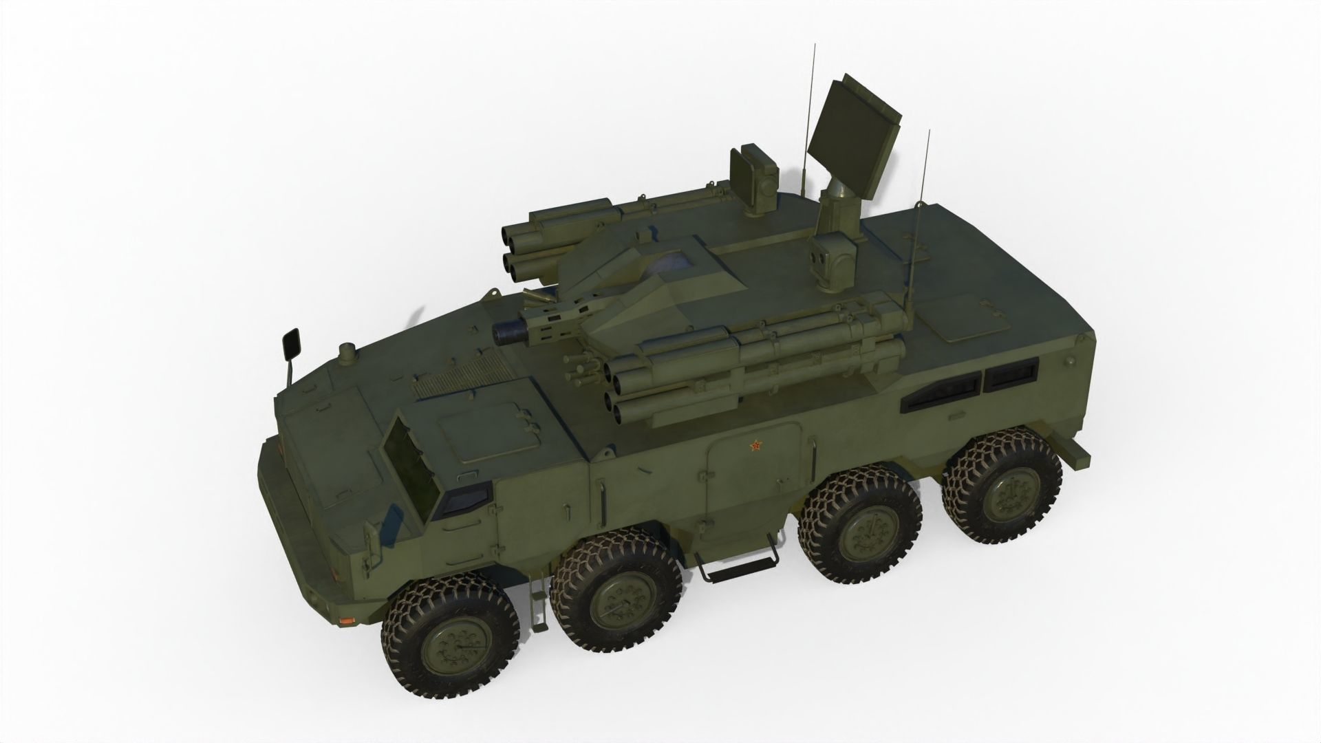 Type 625E AA Gun Missile System 3D model | CGTrader