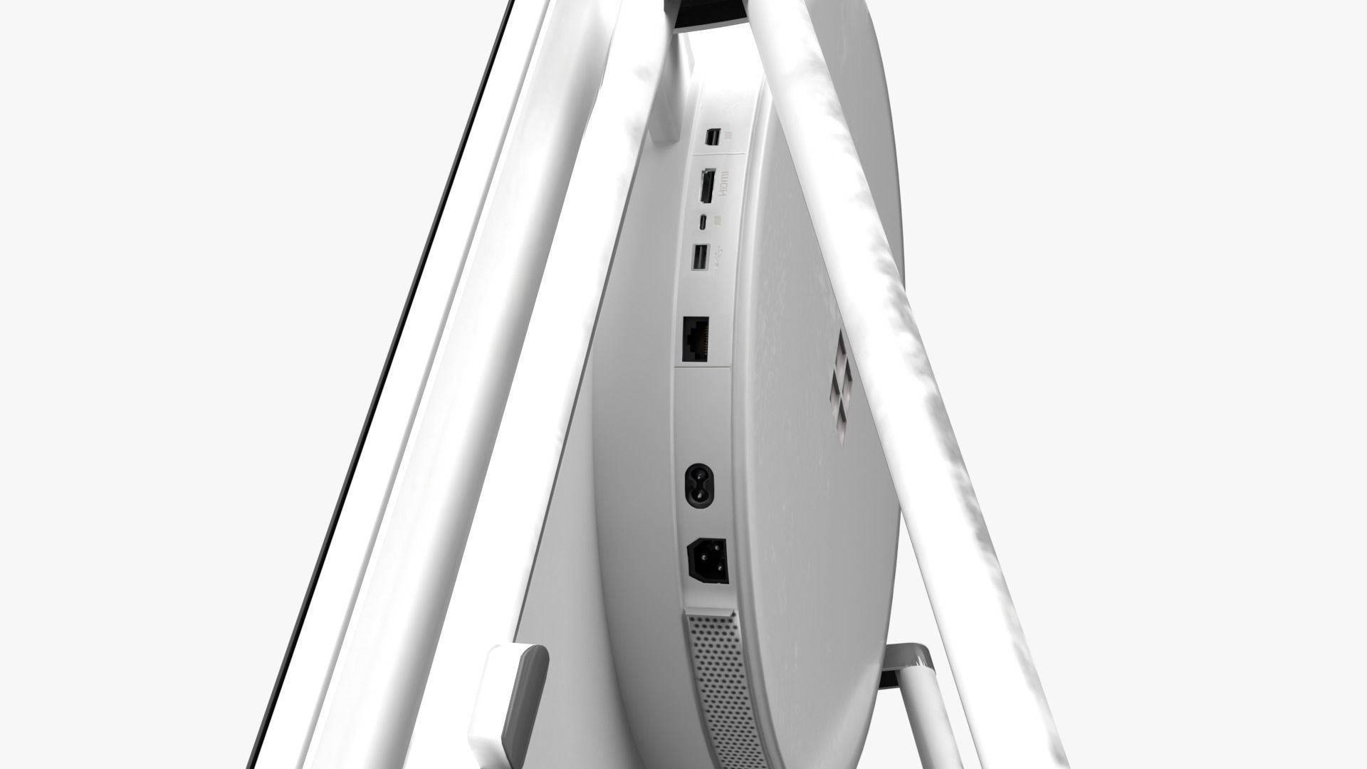 3D model Microsoft Surface Hub 2S 85 inch and 50 inch VR / AR / low ...