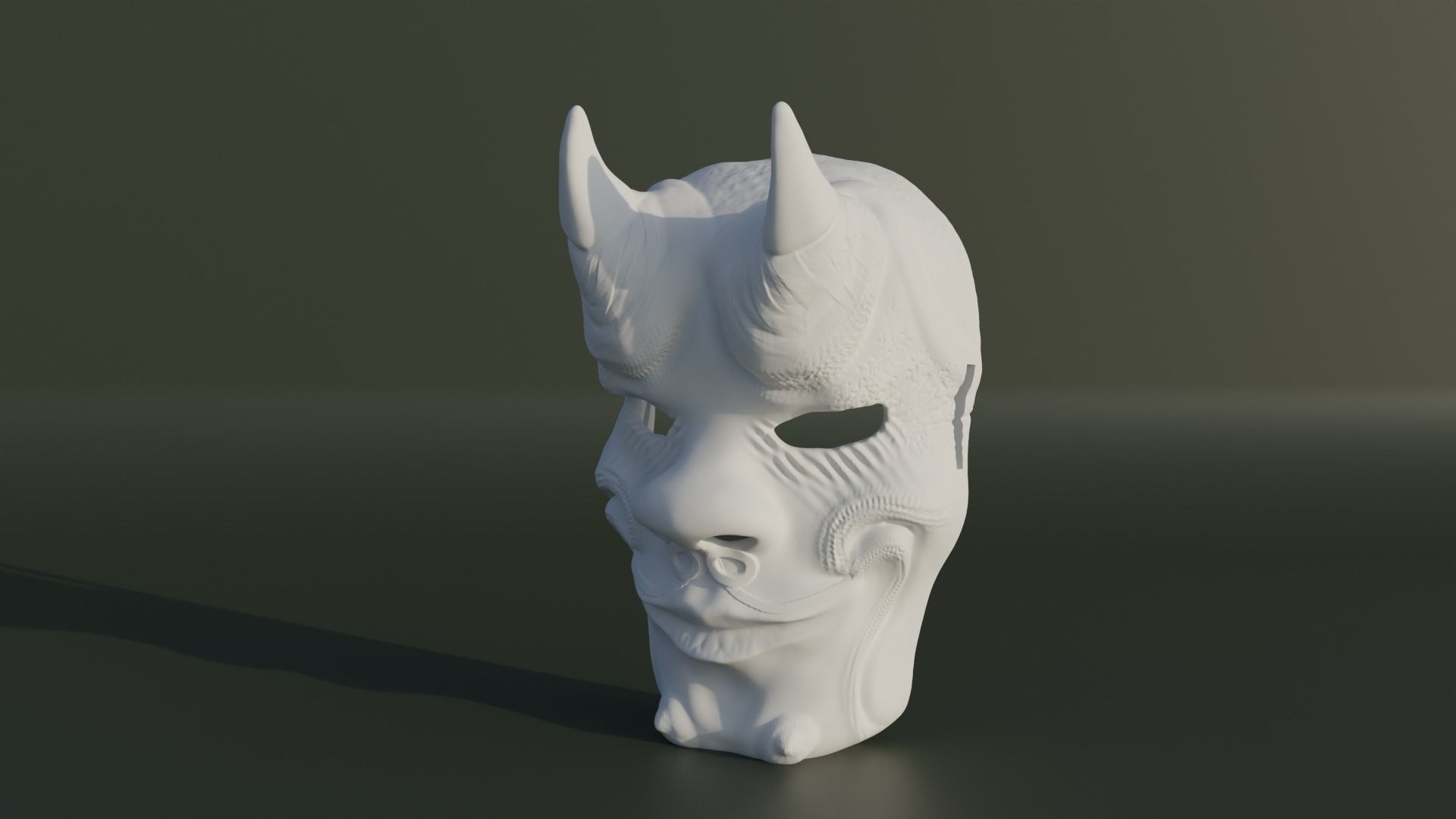 Devil Cosplay Mask Demon Face Mask 3D model 3D printable | CGTrader