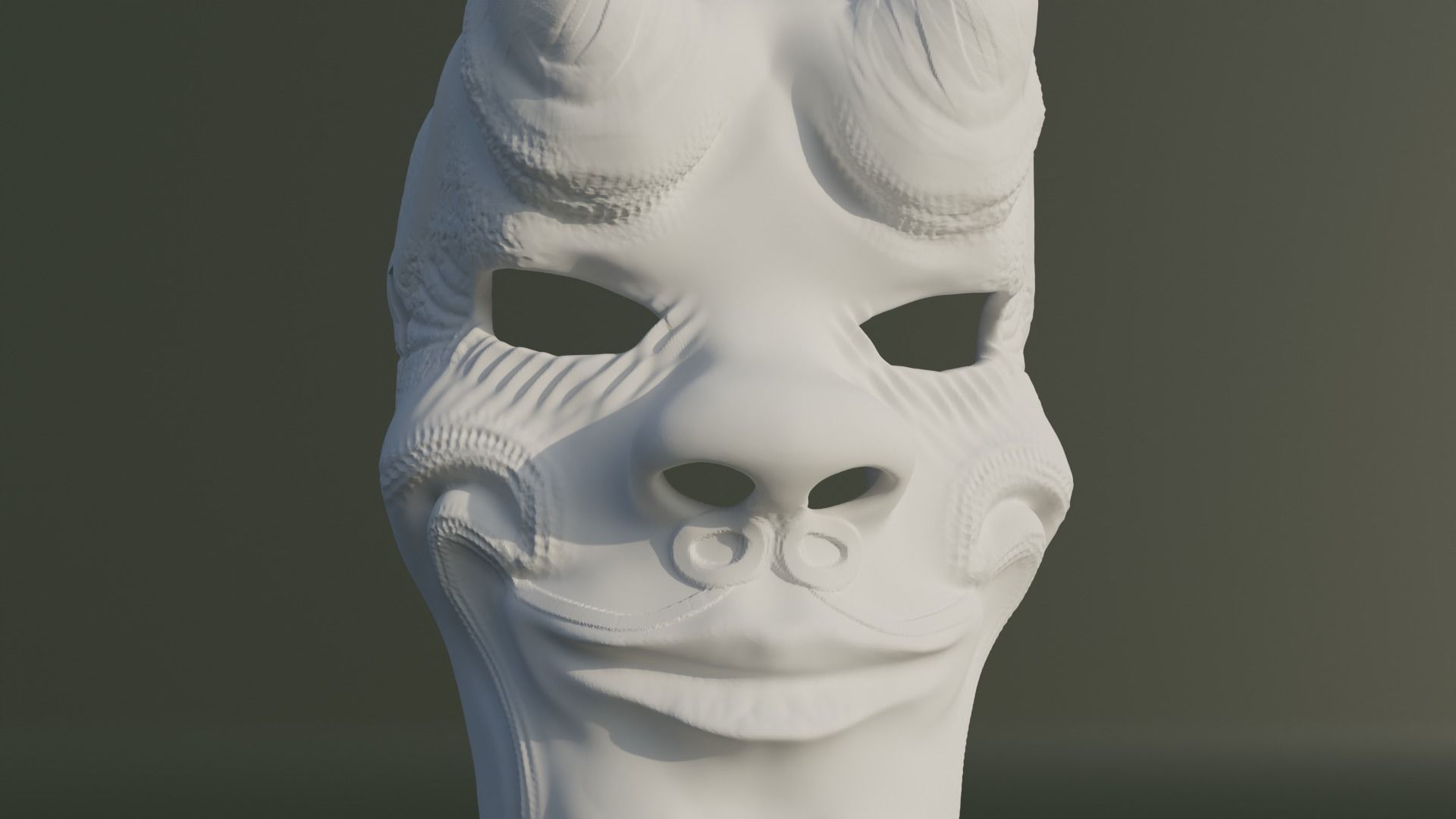 Devil Cosplay Mask Demon Face Mask 3D model 3D printable | CGTrader