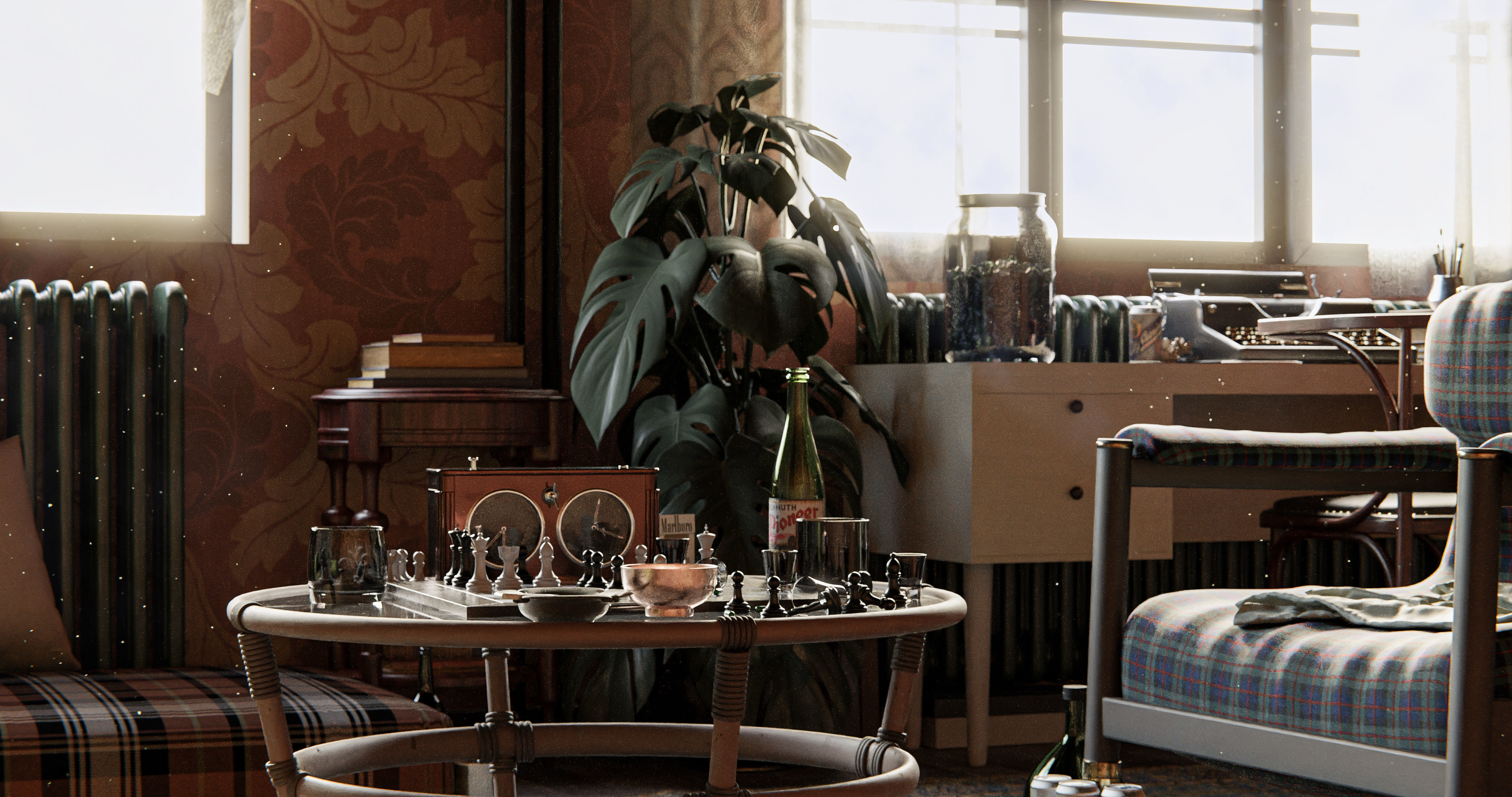 Queens Gambit - Social Scene 3D model | CGTrader