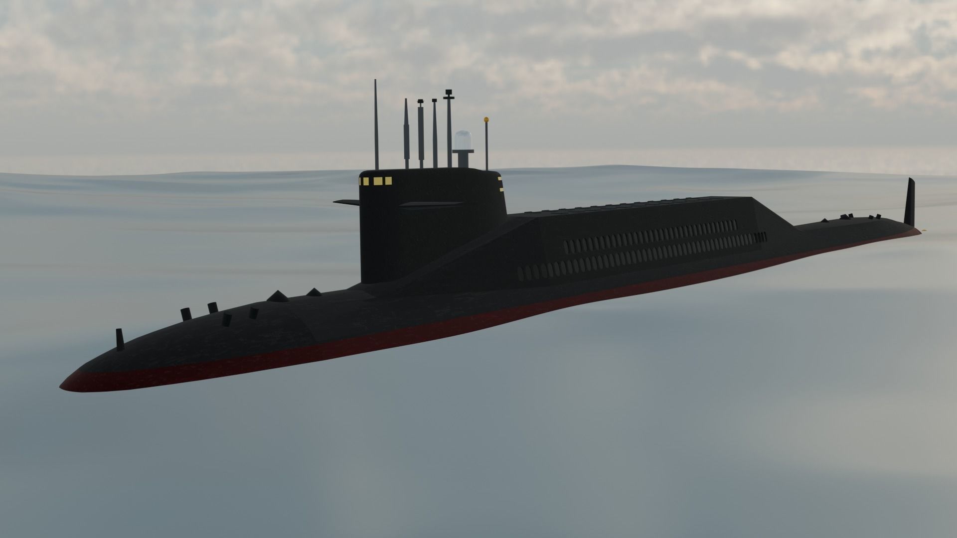 Type 096 Submarine 3D model | CGTrader