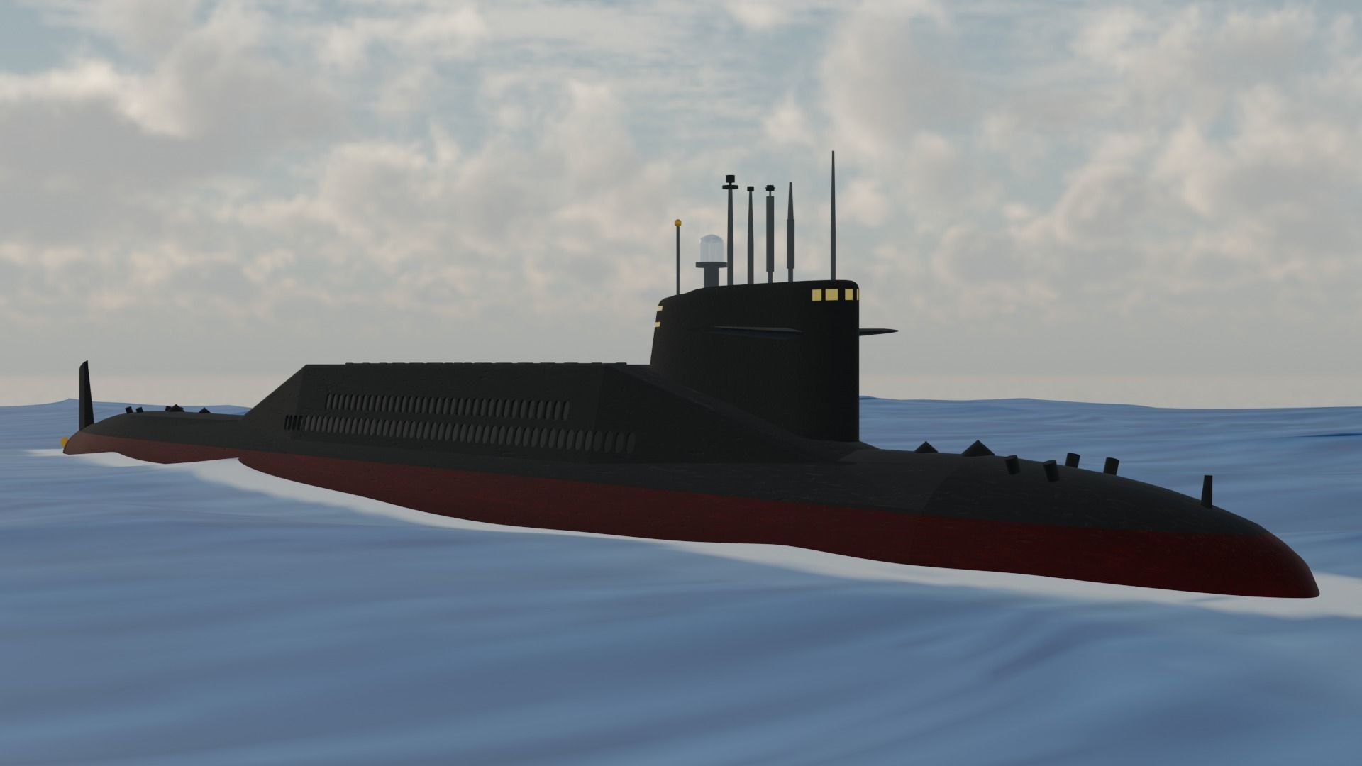 Type 096 Submarine 3D model | CGTrader