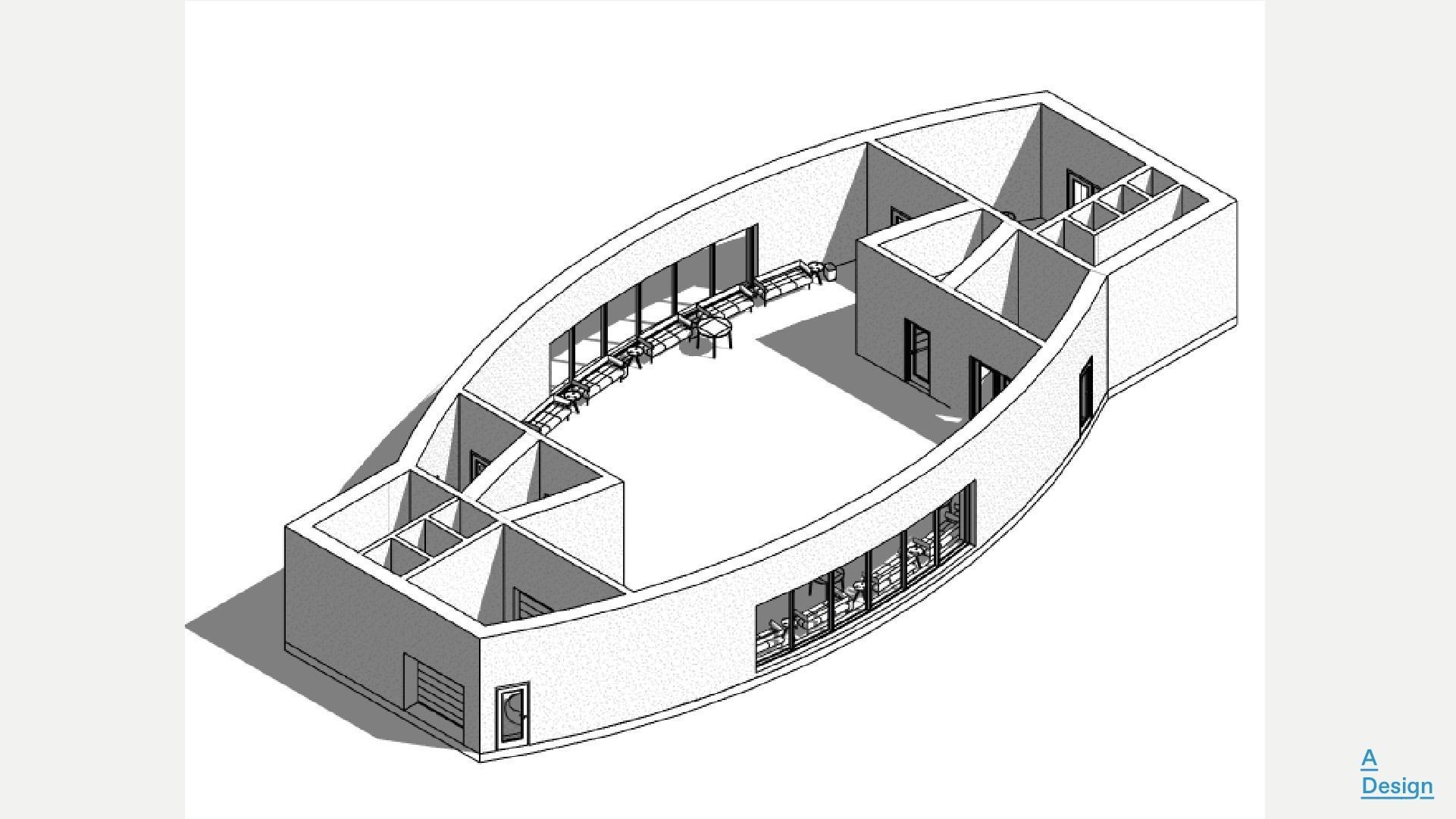 Exhibition Center - Revit 3D model | CGTrader