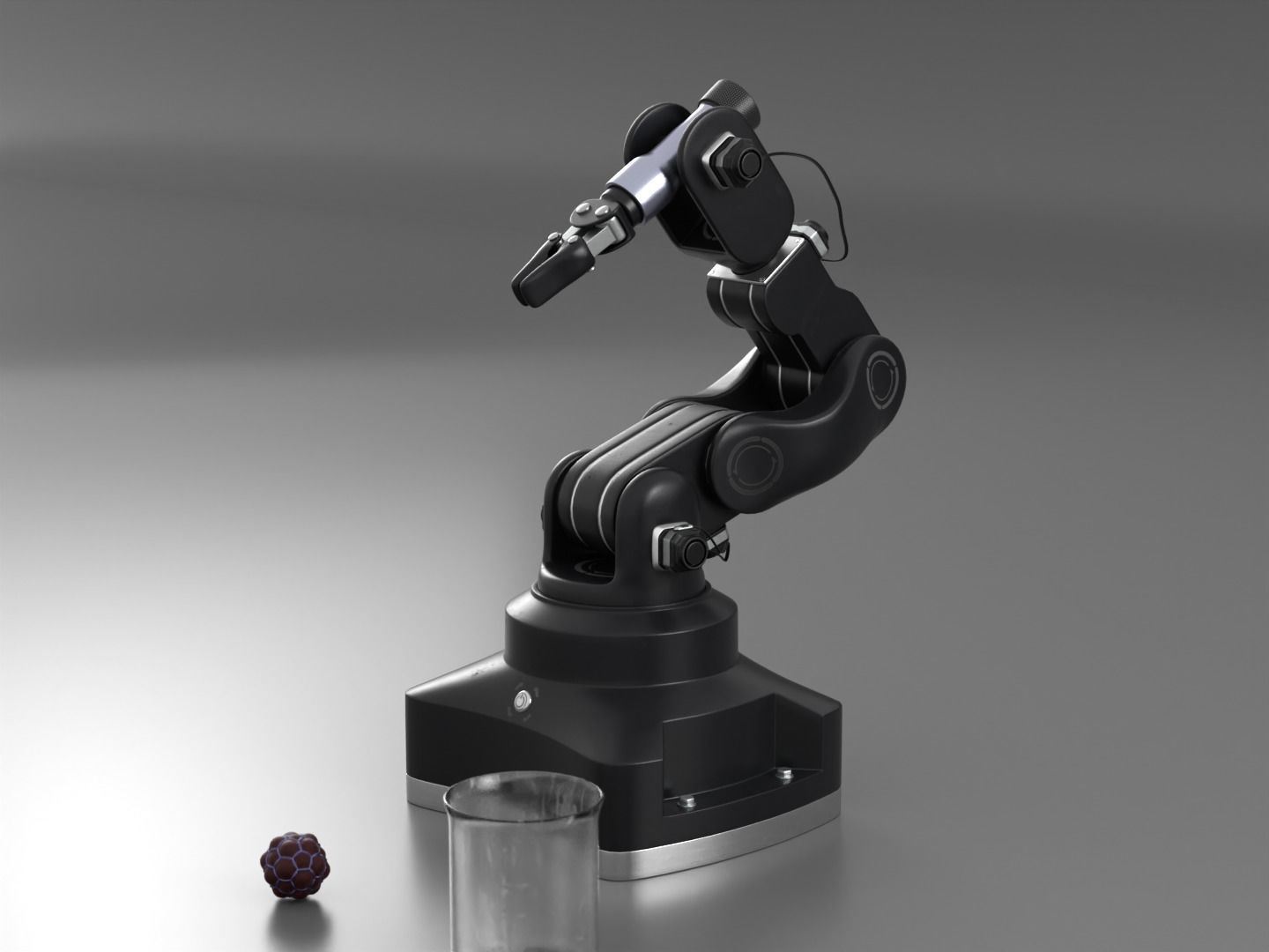 Robot arm rigged 3D model animated rigged | CGTrader