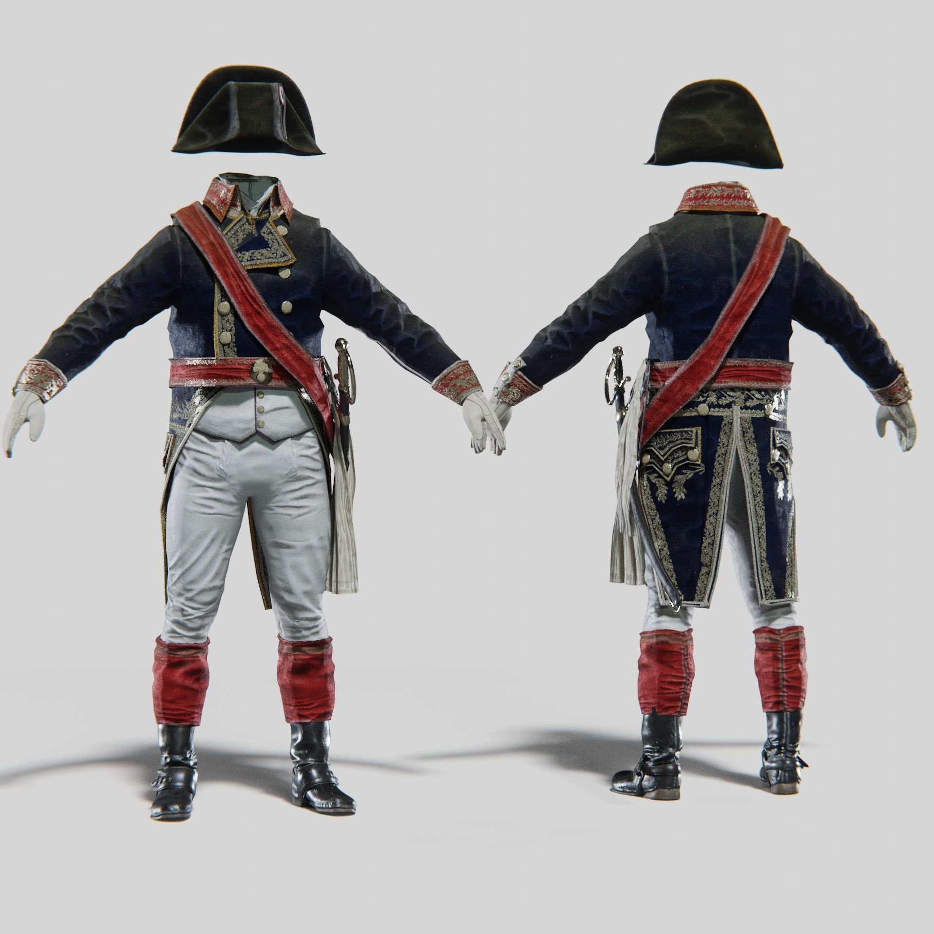 Soldier Napoleon General 3D model | CGTrader