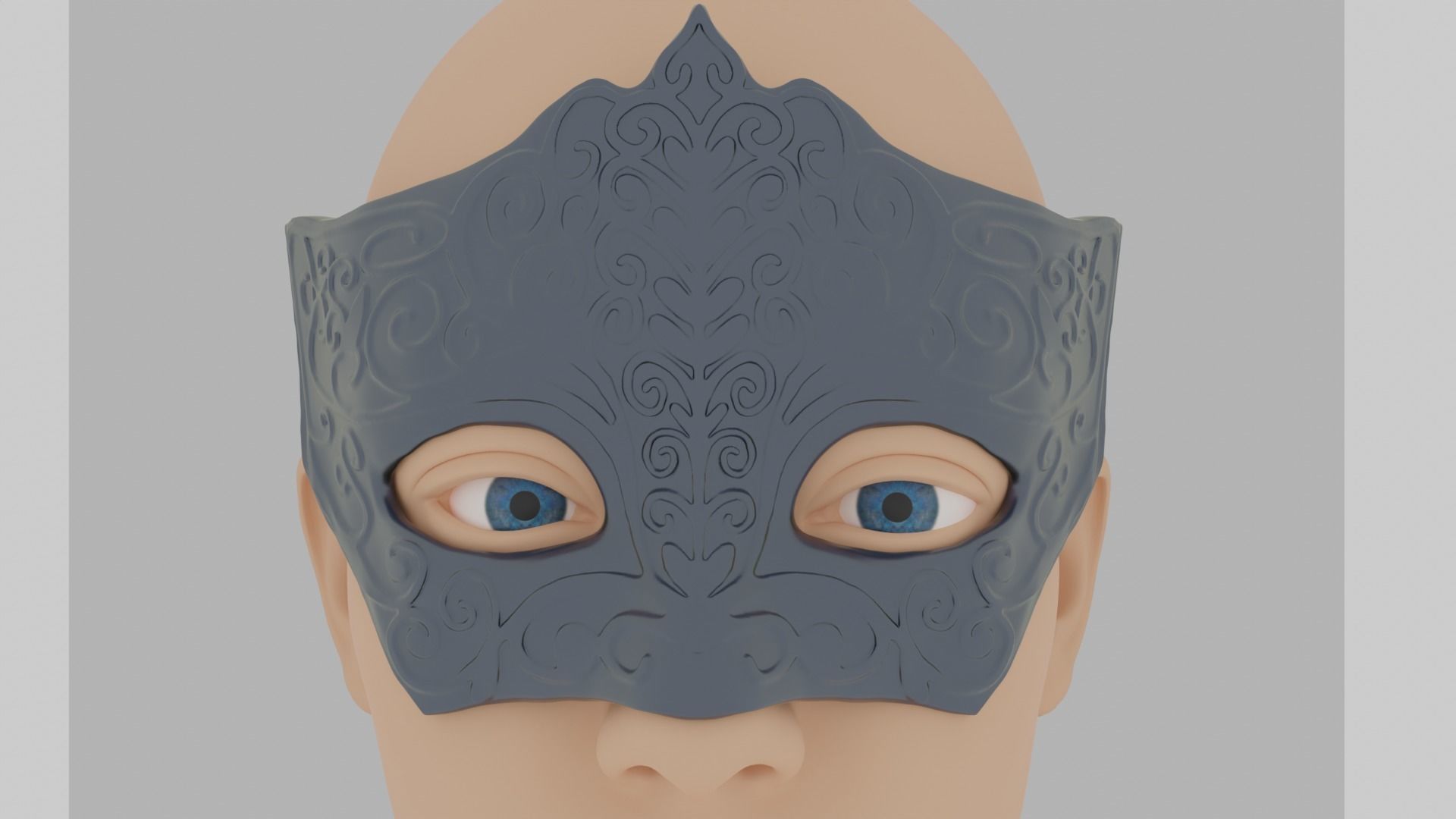 Masquerade Carnival Mask 3D model 3D printable | CGTrader