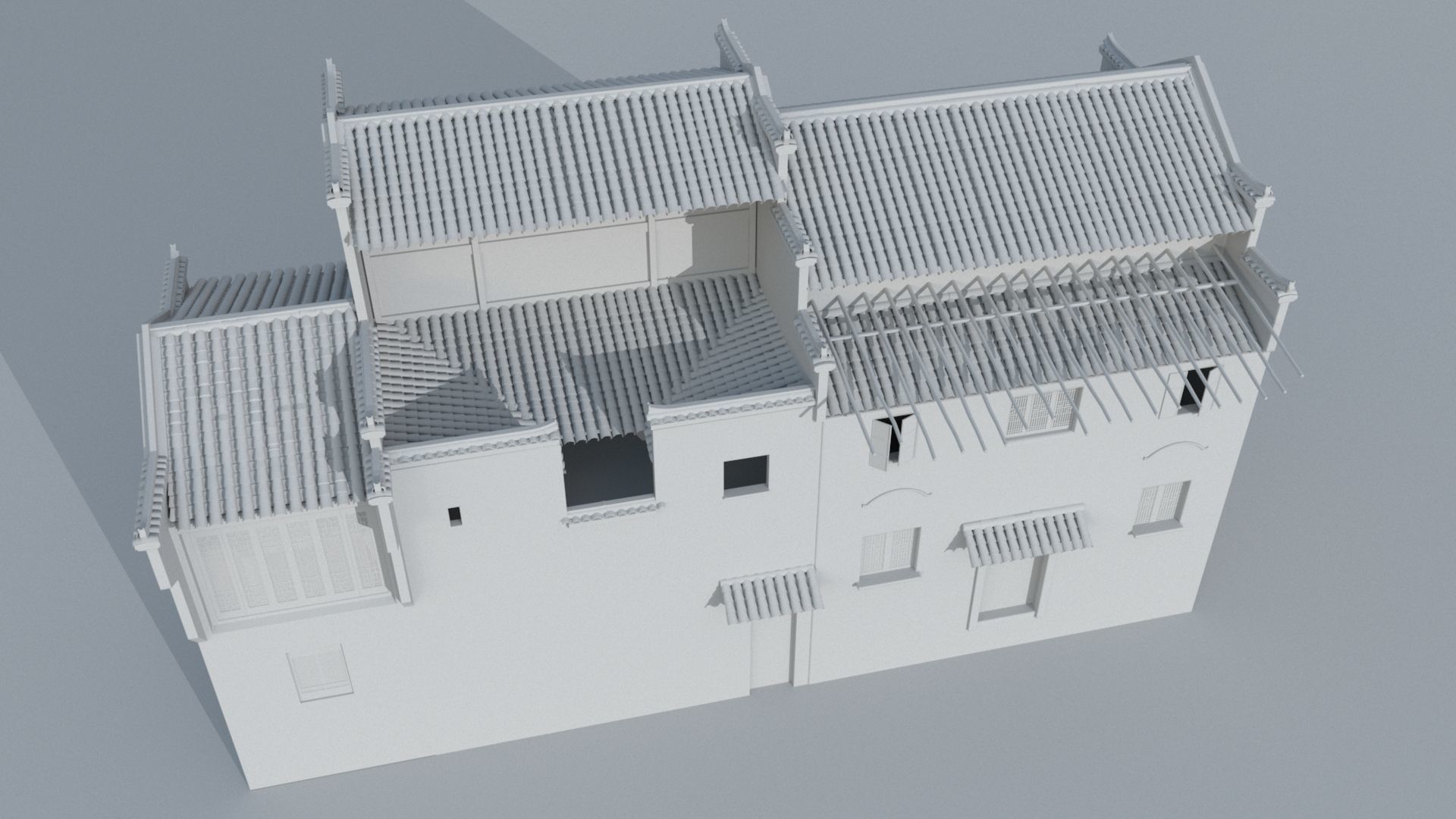 Ancient House 3D model | CGTrader