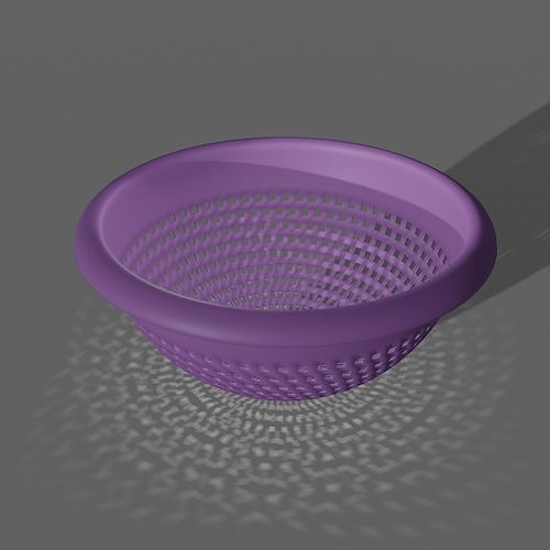 3D model Plastic Sieve VR / AR / low-poly | CGTrader