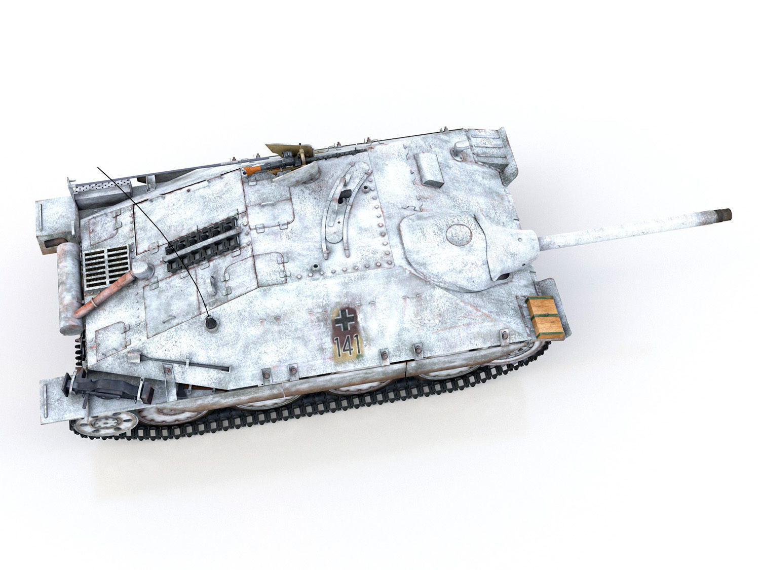 Jagdpanzer 38t Hetzer - 3 Gebirgsdivision 3D model | CGTrader