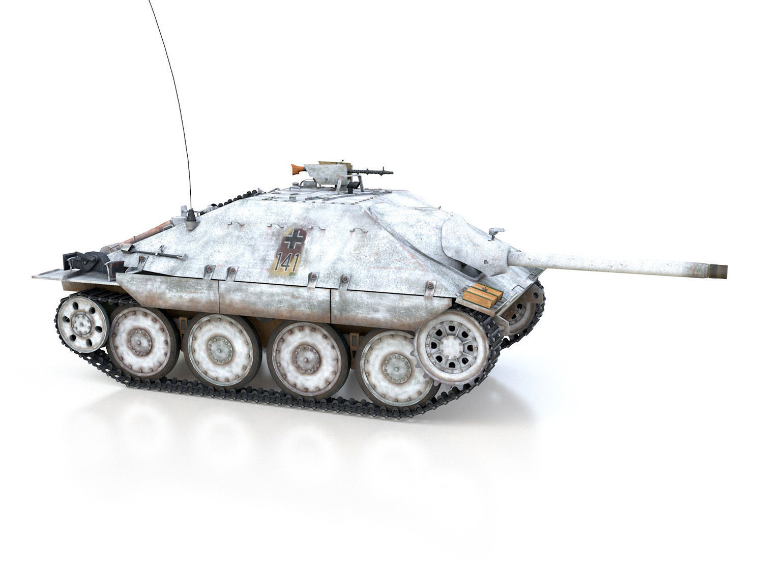 Jagdpanzer 38t Hetzer - 3 Gebirgsdivision 3D model | CGTrader