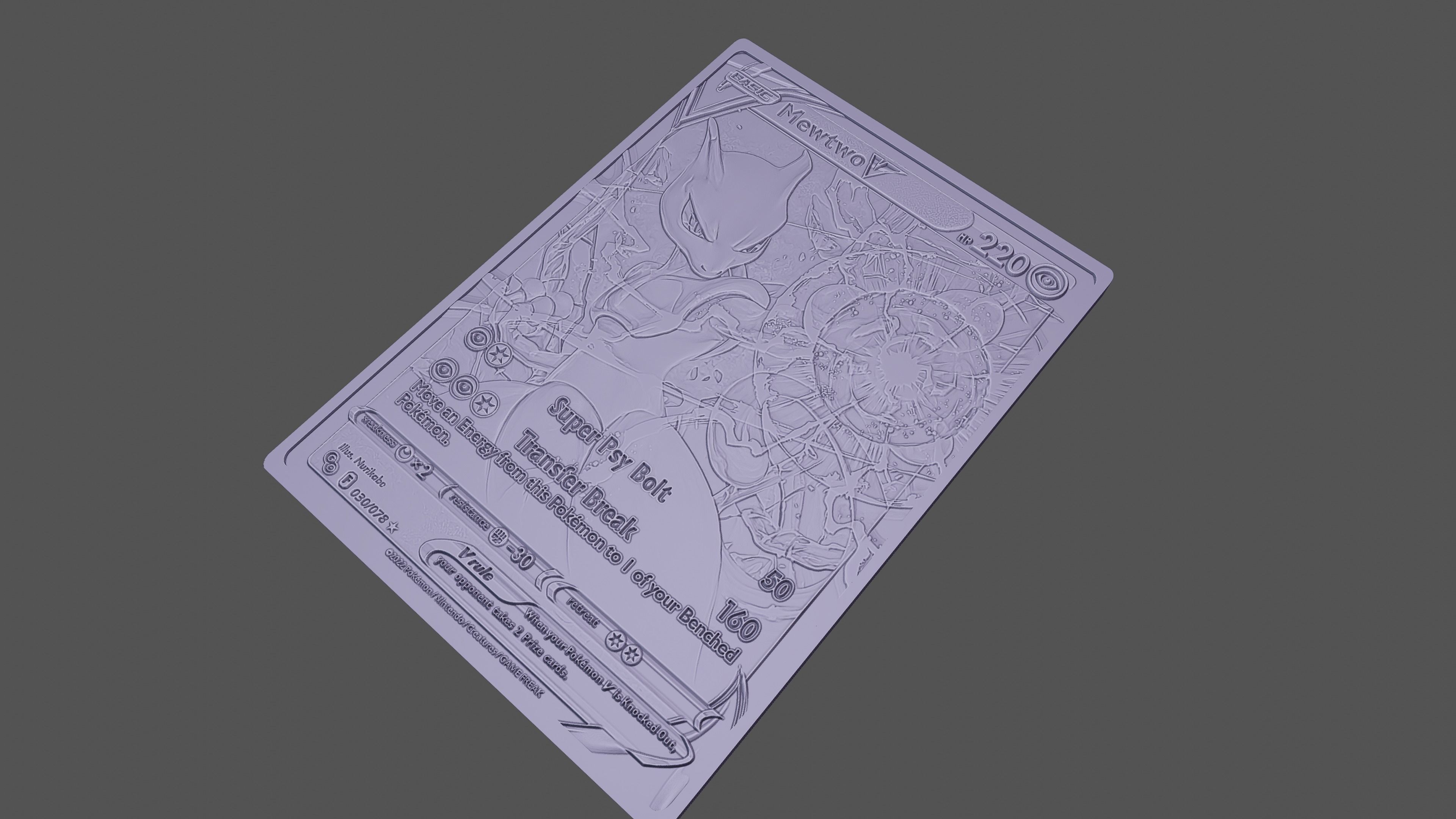 MEWTWO POKEMON GO 3D model 3D printable | CGTrader