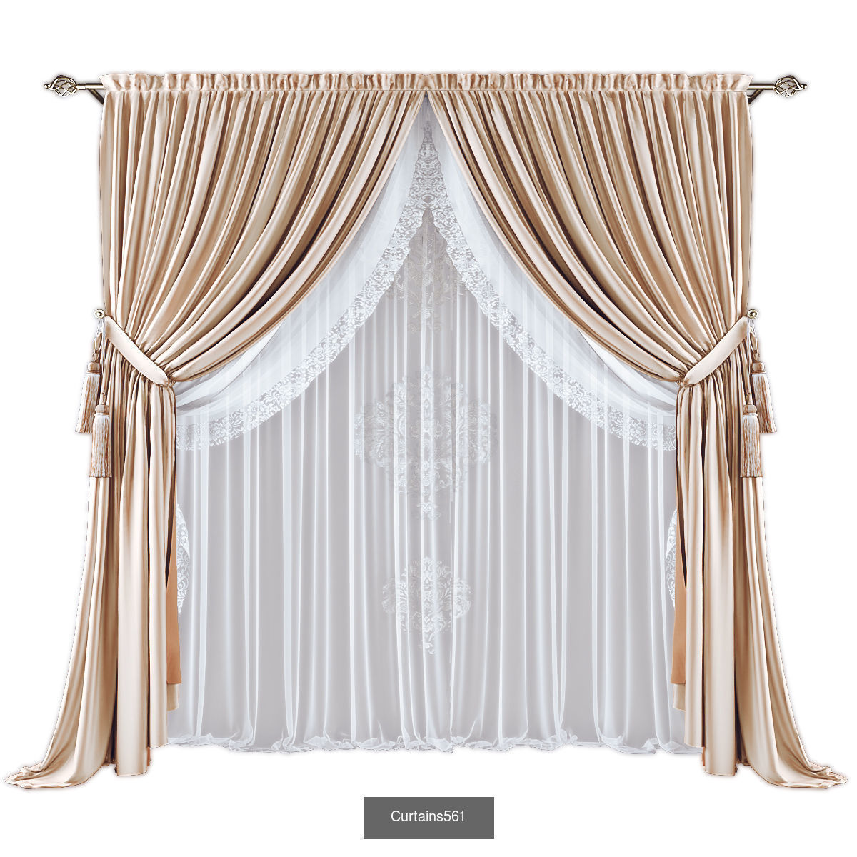 Collection 3D models of 20 curtains | CGTrader