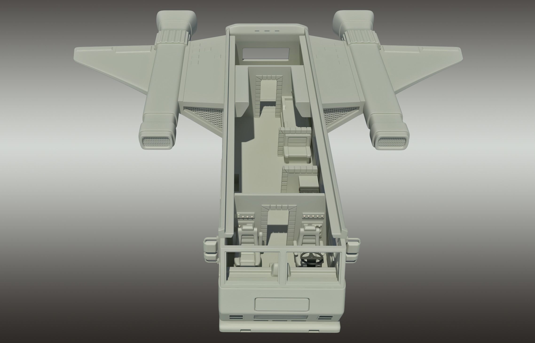The Eagle 5 - Space Vehicle 3D model 3D printable | CGTrader