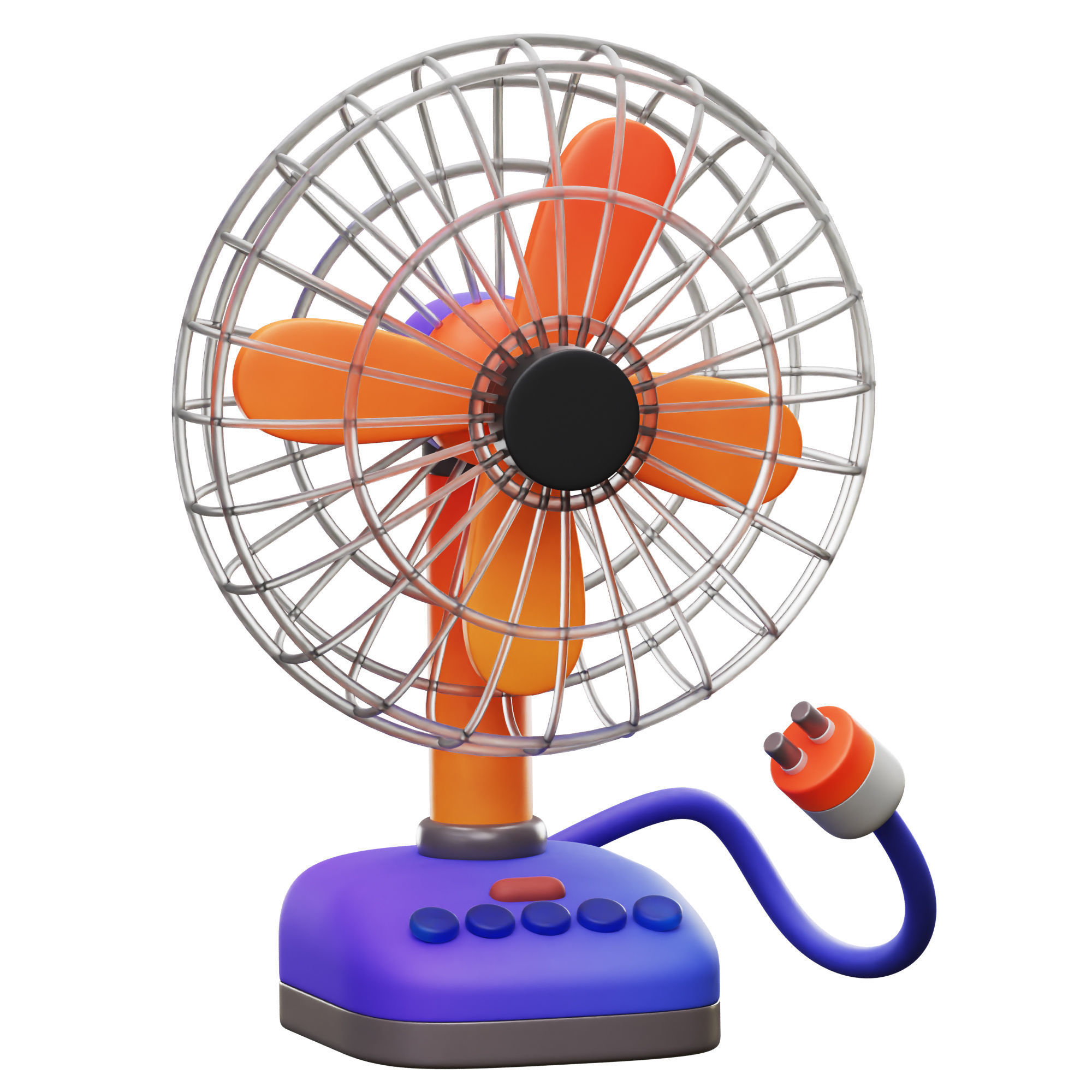 3D model Electric Table Fan 3D Icon VR / AR / low-poly | CGTrader