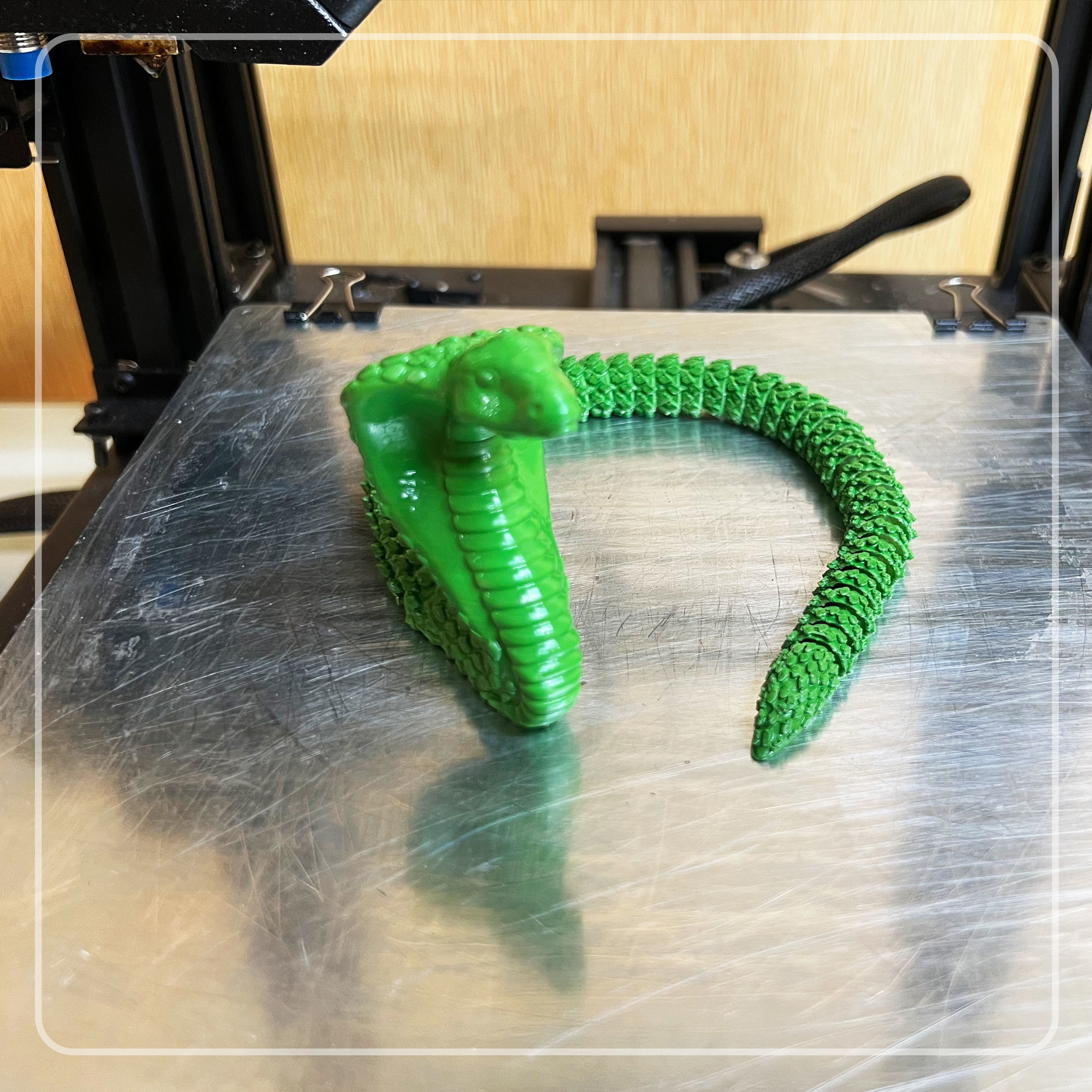 Cobra snake 3D model 3D printable | CGTrader