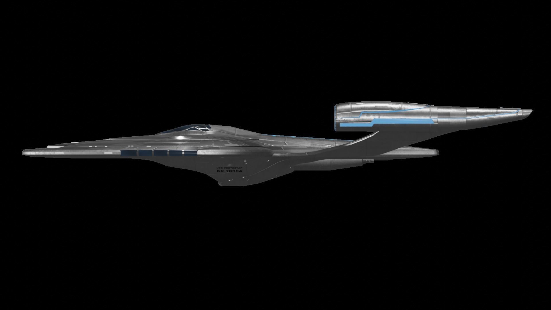 3D model Star Trek Protostar-Class Starship VR / AR / low-poly | CGTrader