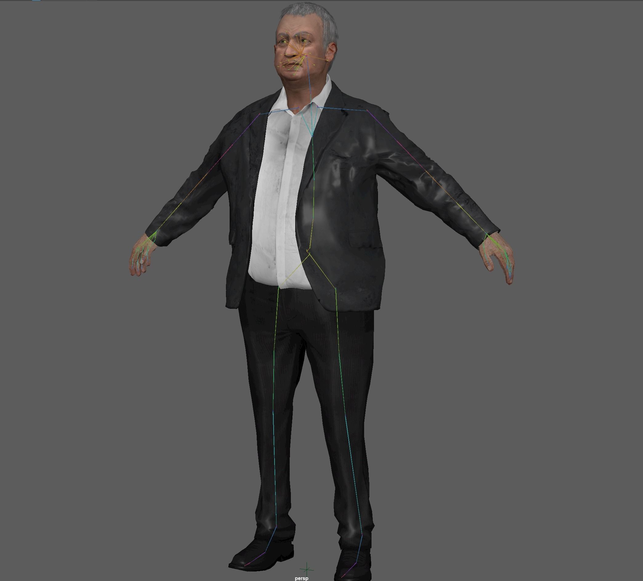 Old Man Rigged 3D model rigged | CGTrader