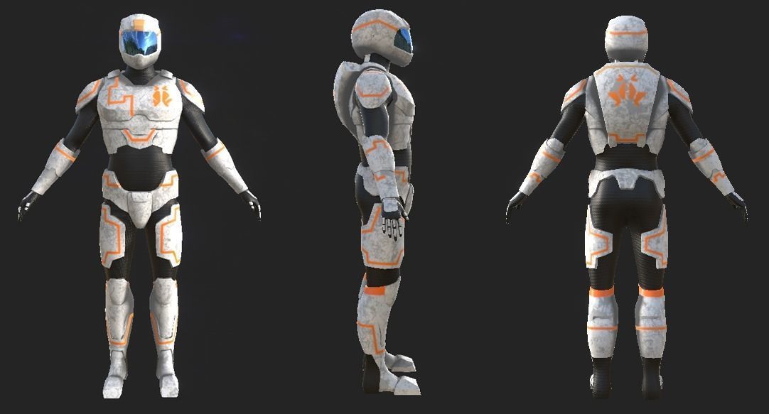 Sci-Fi Suit free VR / AR / low-poly 3D model | CGTrader