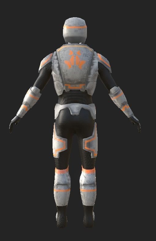 Sci-Fi Suit free VR / AR / low-poly 3D model | CGTrader