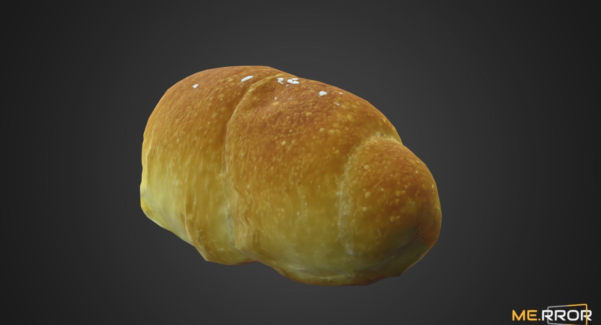 3D model Game Ready Torn Salted Butter Roll Bread VR / AR / low-poly | CGTrader