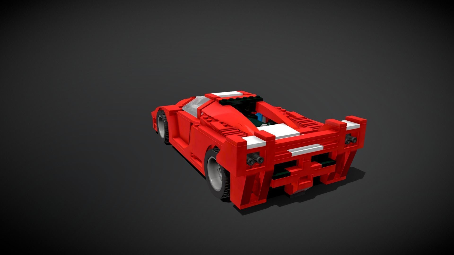Lego Ferrari FFX 3D model | CGTrader