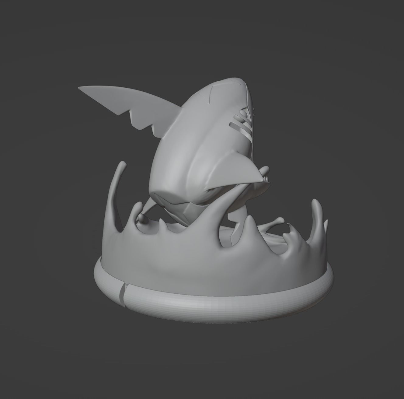 Sharpedo pokemon 3D print model 3D model 3D printable | CGTrader