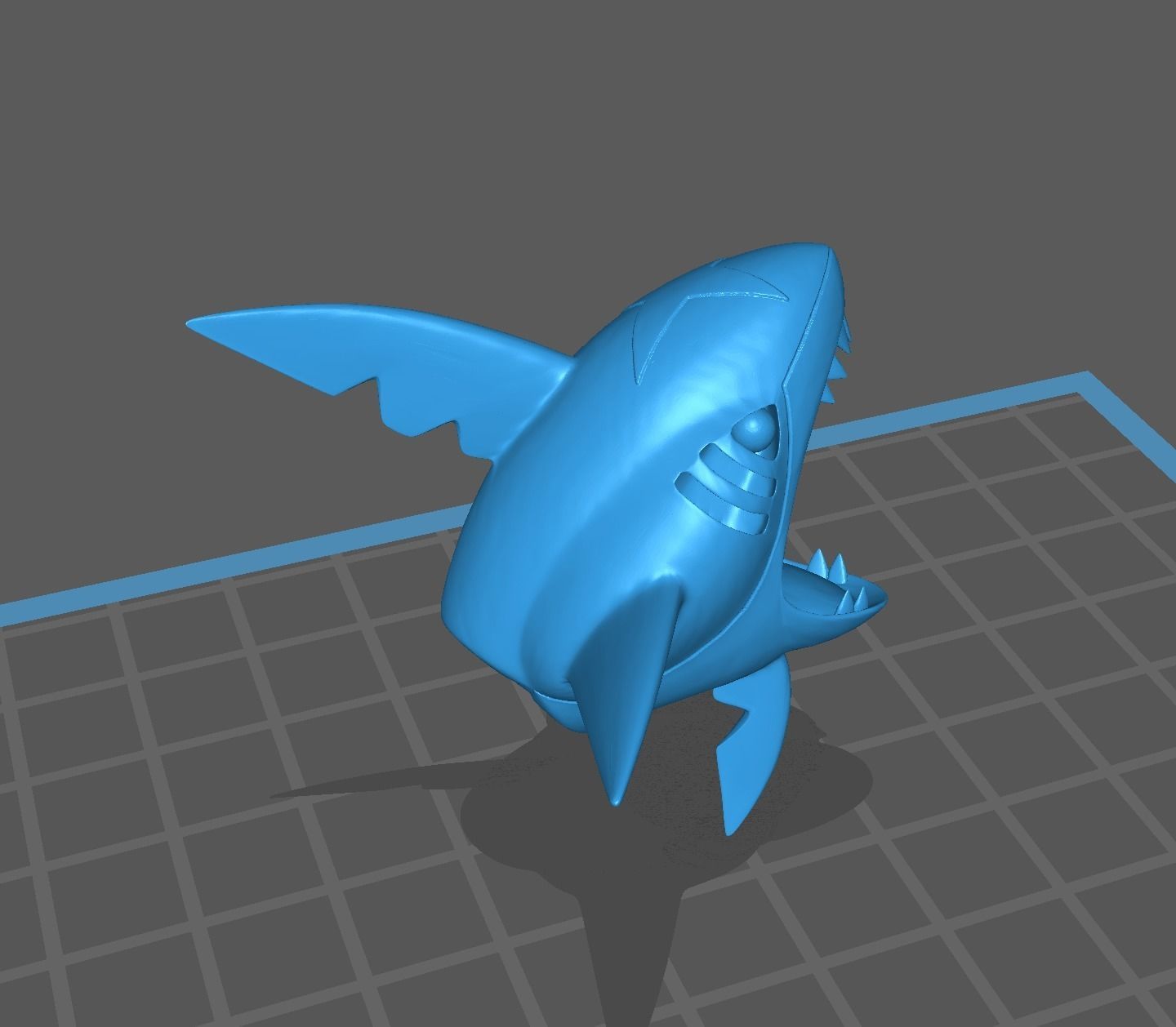 Sharpedo pokemon 3D print model 3D model 3D printable | CGTrader
