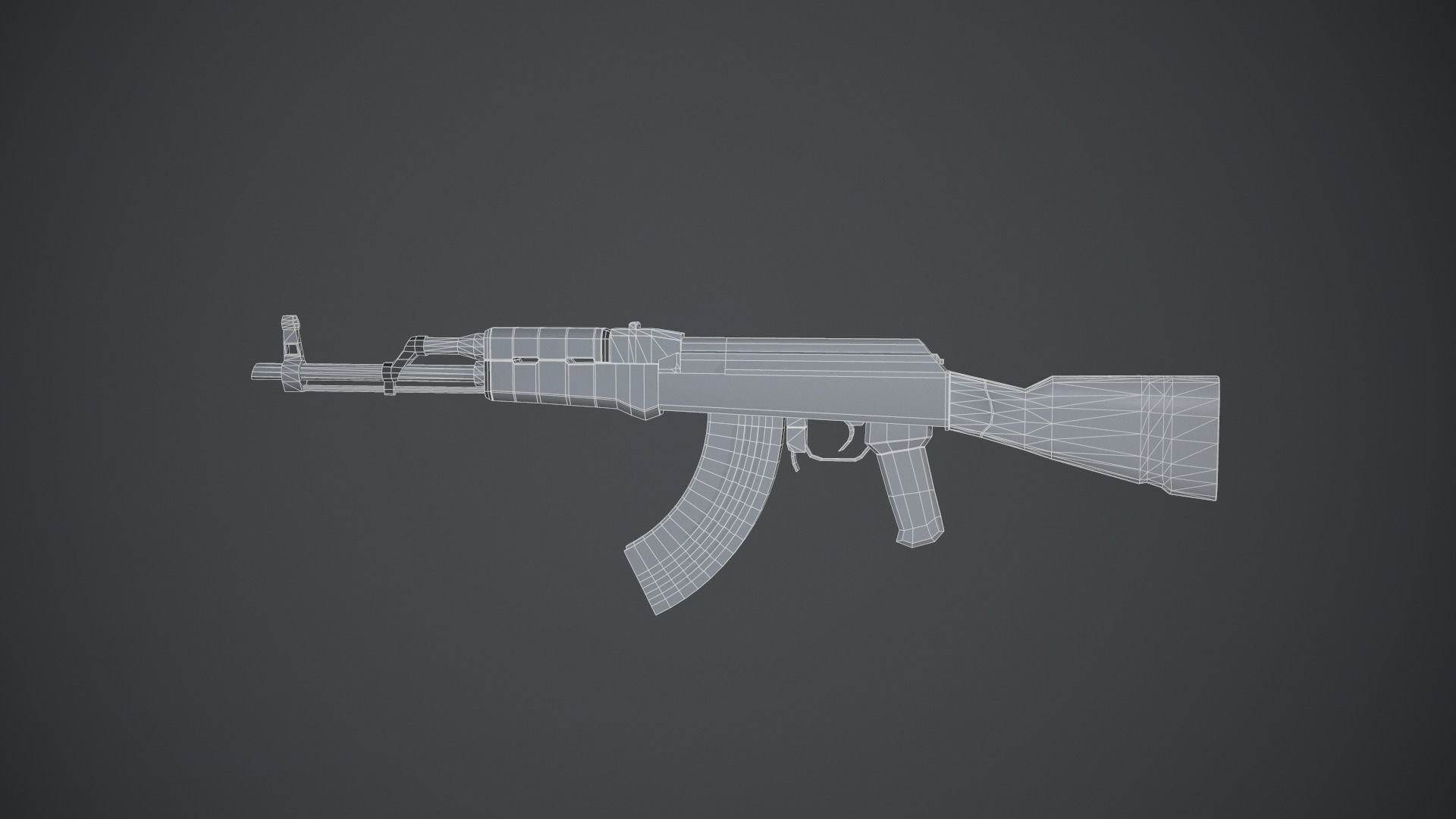 3d model of AK47 free VR / AR / low-poly 3D model | CGTrader