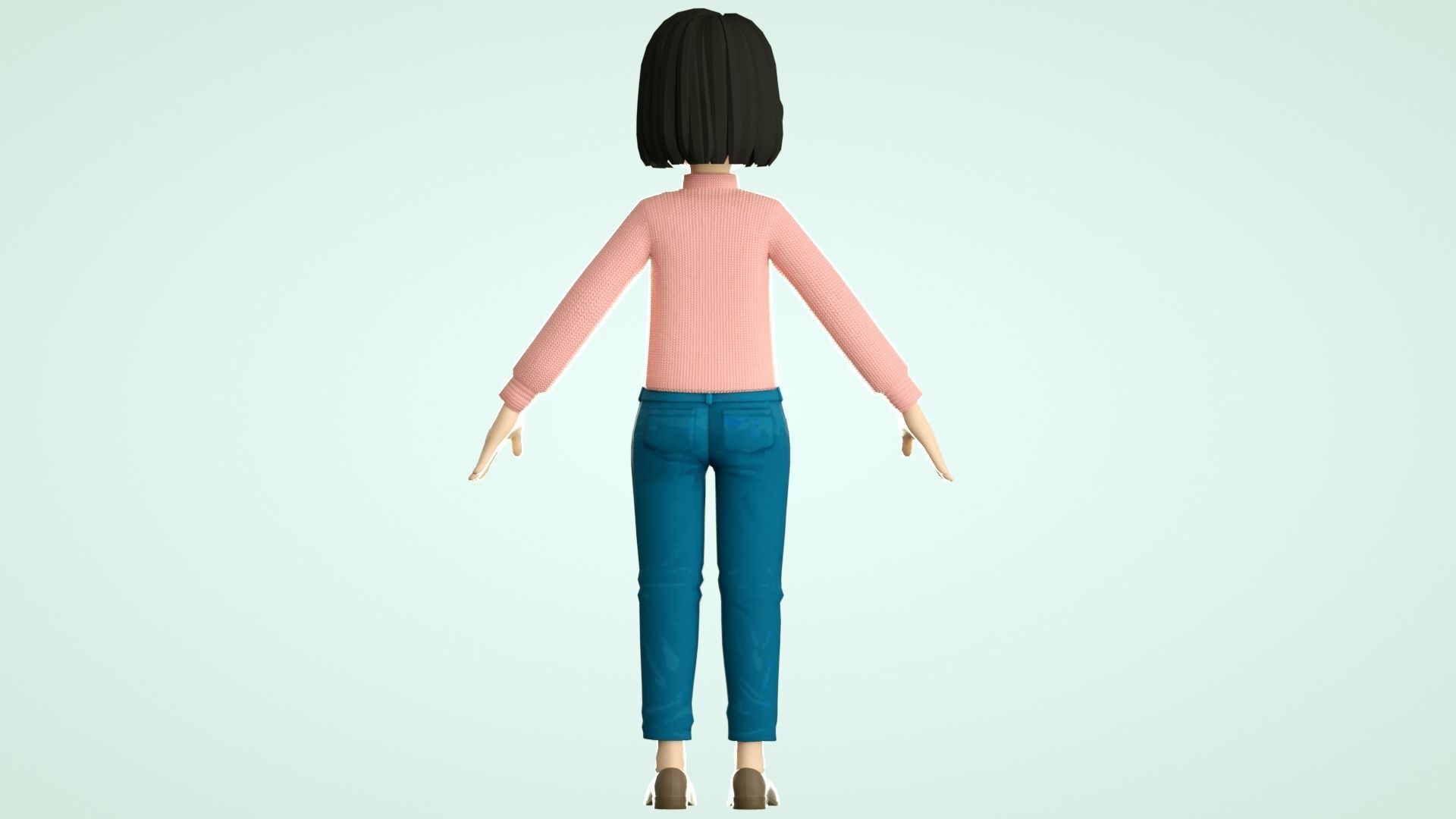 cartoon mom mother family 3D model | CGTrader