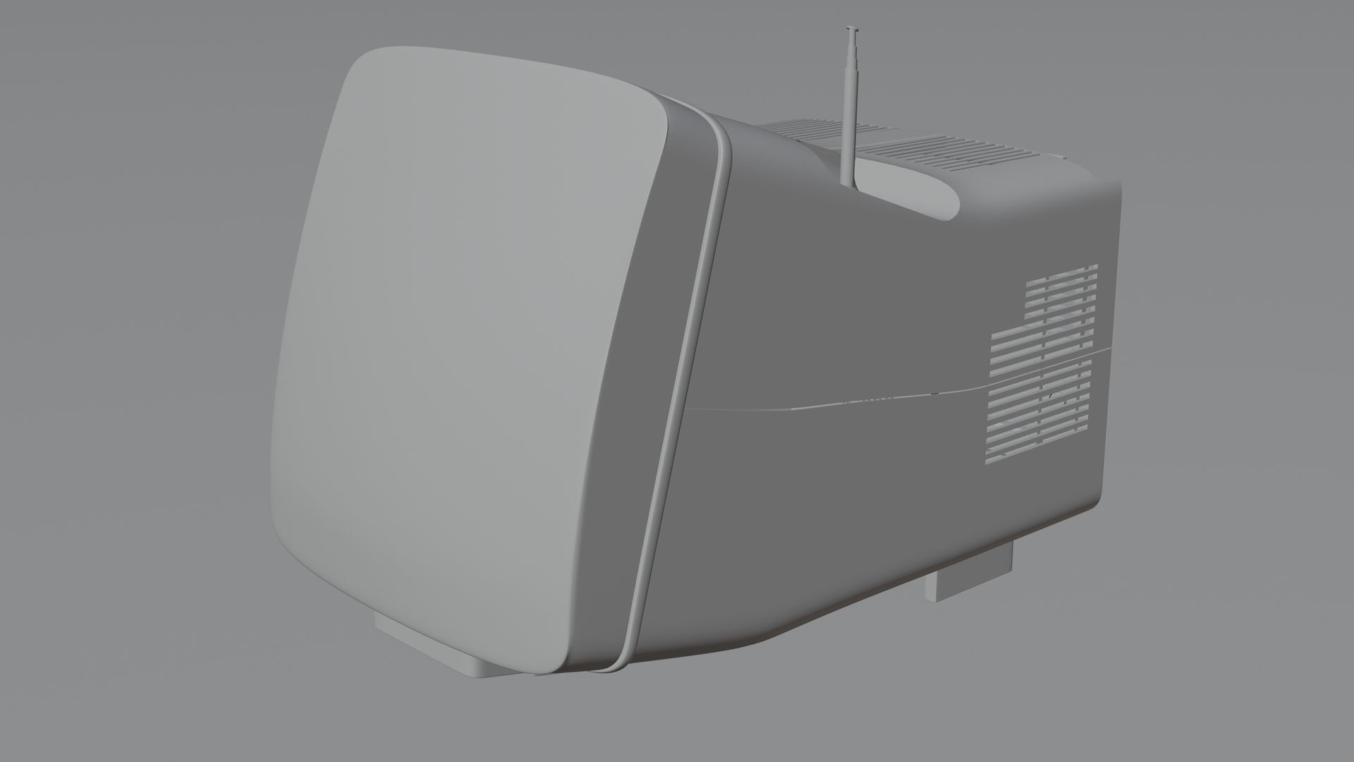 Portable Television 3D model | CGTrader
