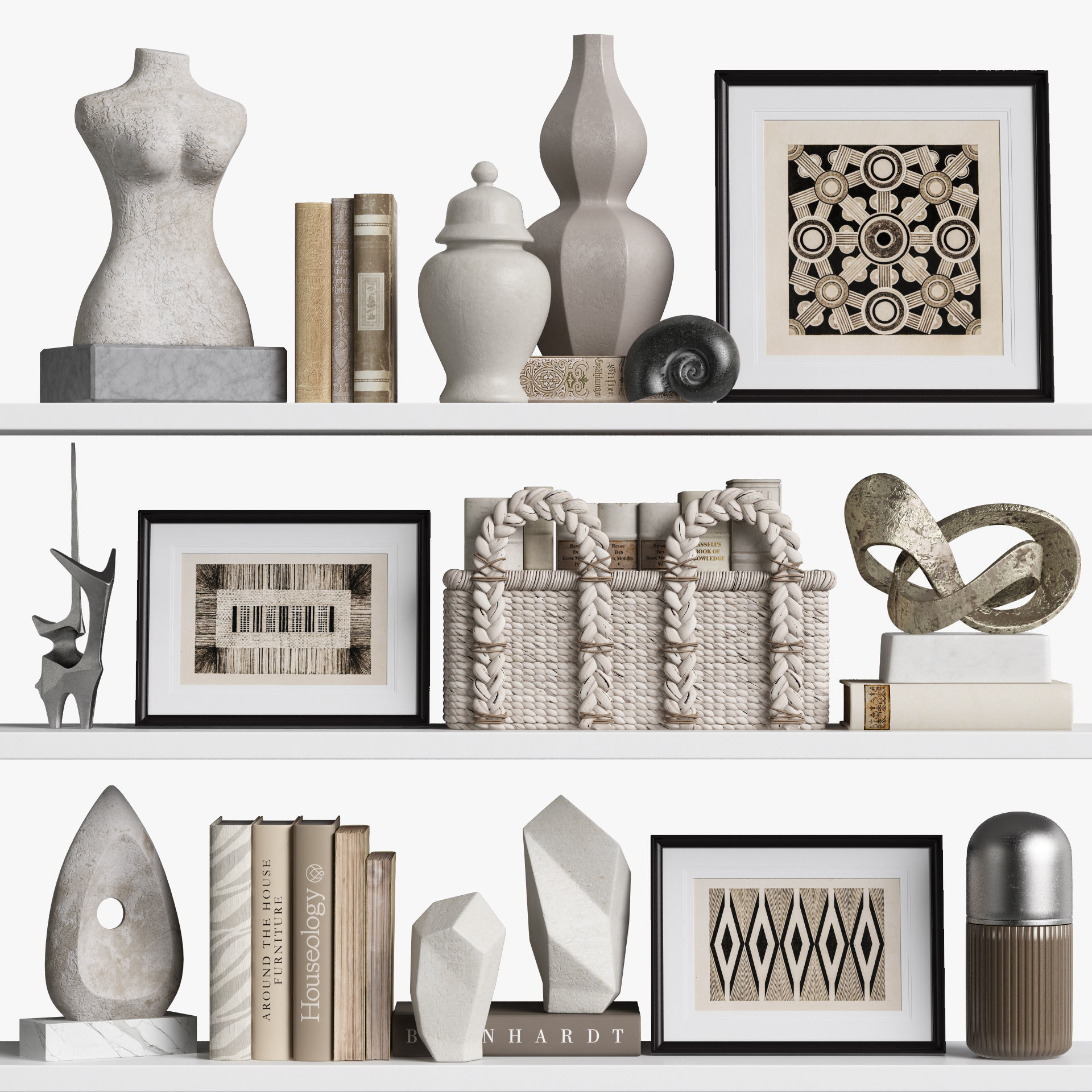 Decor Set 173 3d Model Cgtrader