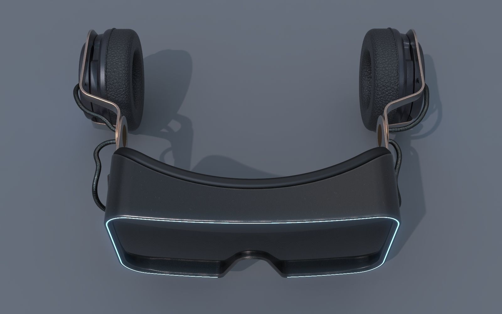 Sci Fi VR AR Headset Glasses 3D model | CGTrader