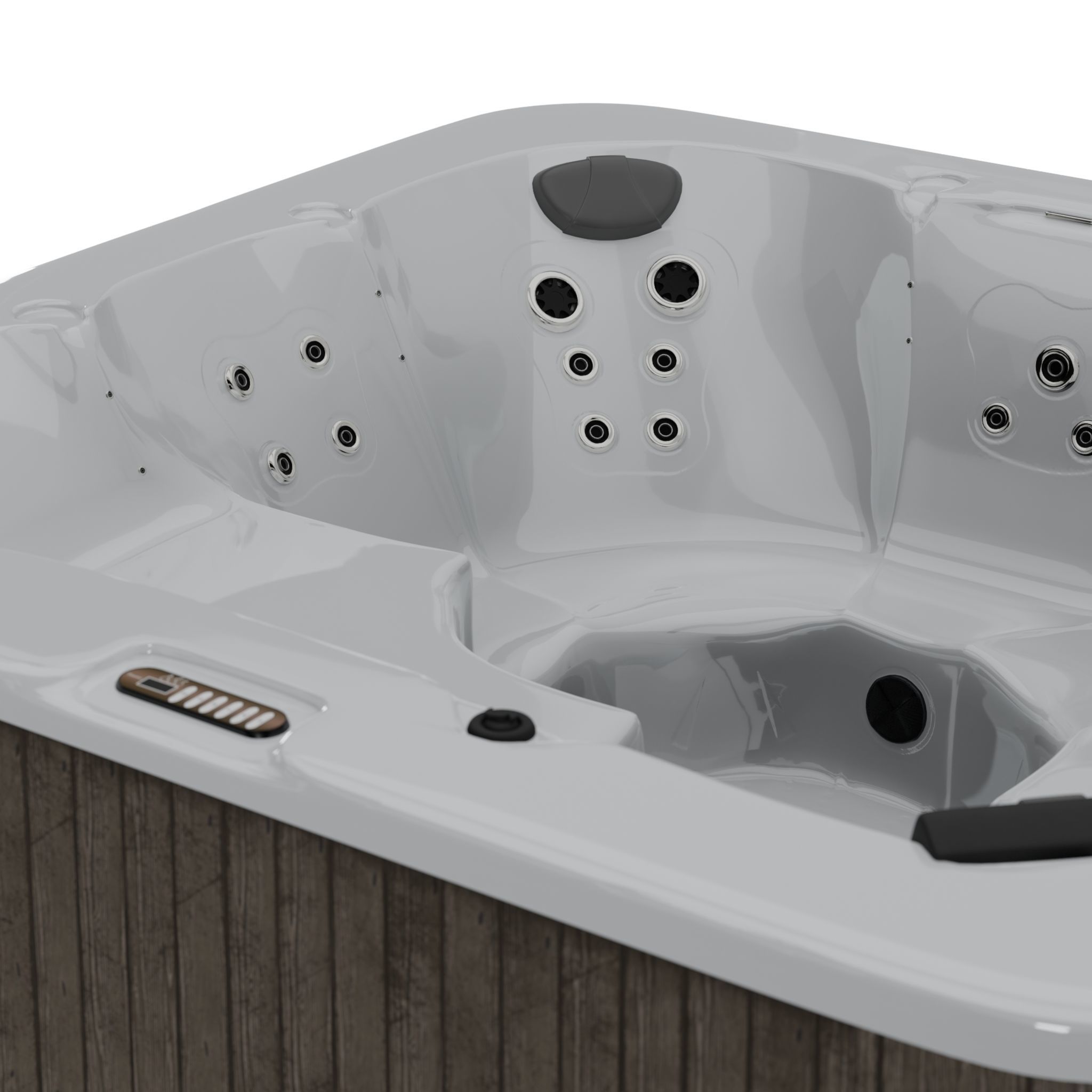 3D model 3D model of Hot Tub Jacuzzi D1 Spas Meridian VR / AR / low ...
