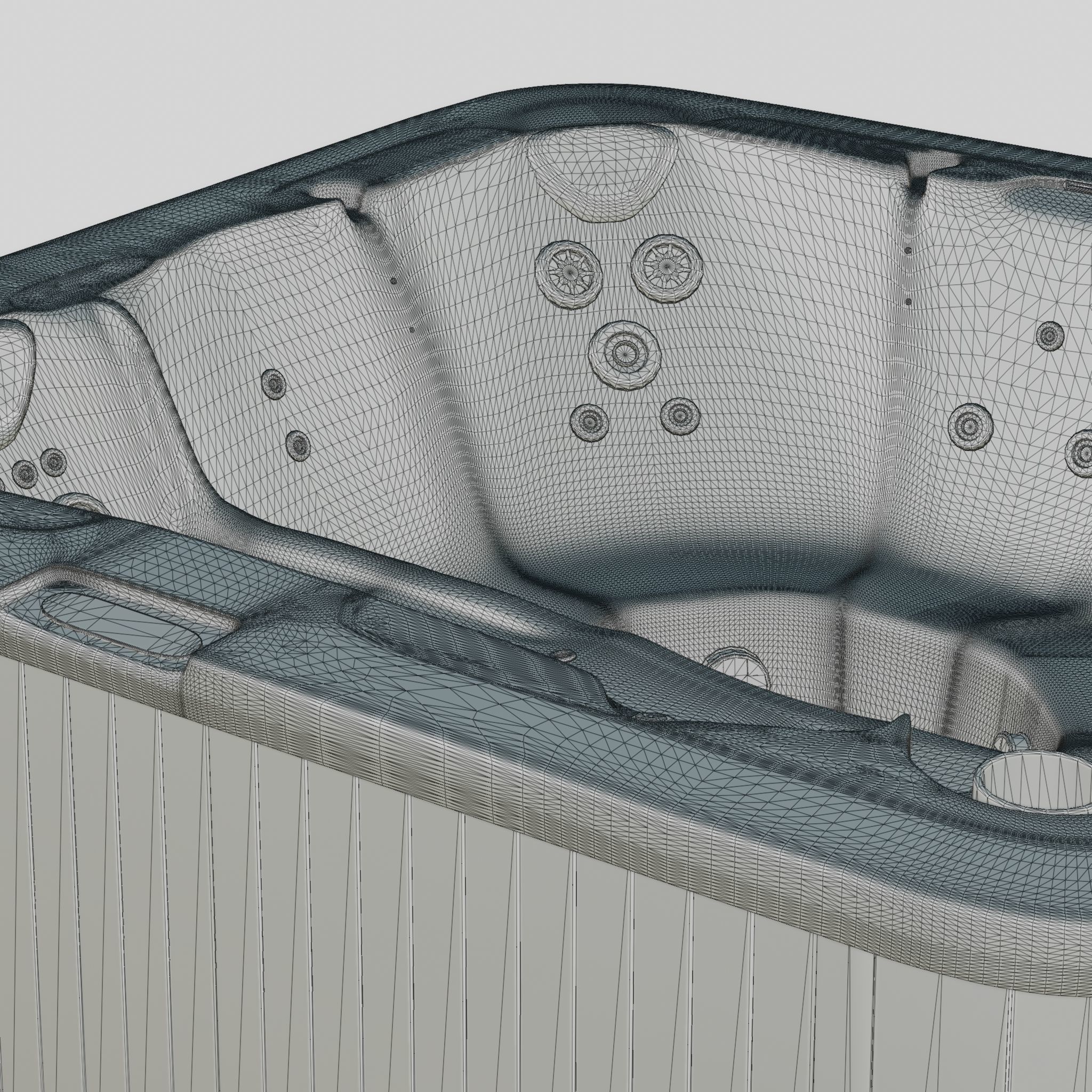 3D model 3D model of Hot Tub Jacuzzi D1 Spas Dream VR / AR / low-poly | CGTrader