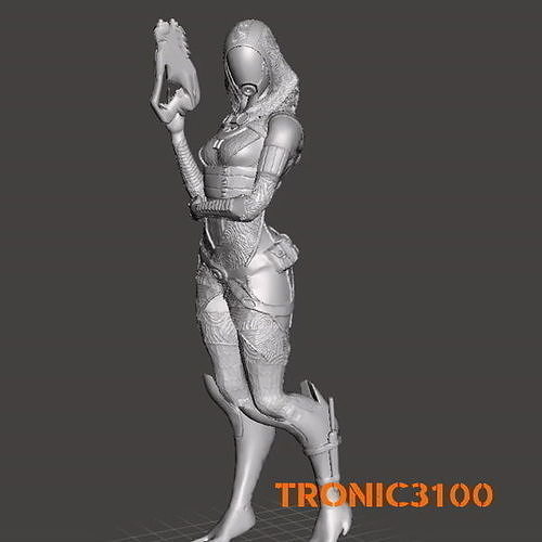 Mass Effect Tali Zorah Statue 3d Model 3d Printable Cgtrader