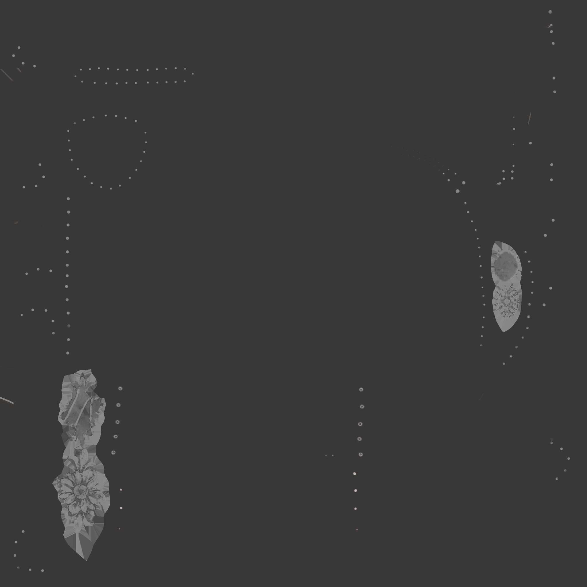 3D model Medieval Swords Master Crimson Top and Cloak VR / AR / low ...