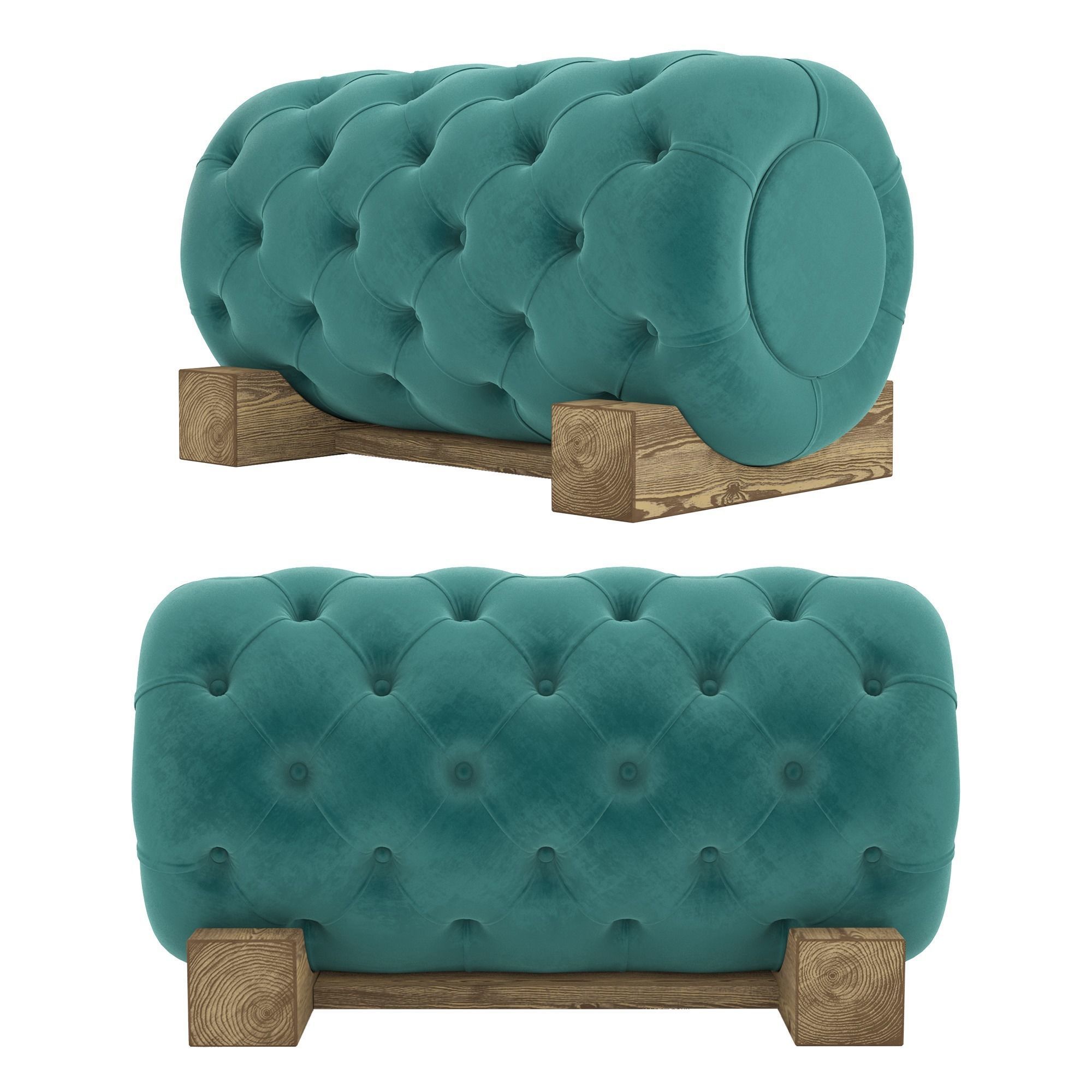 Chester pouf 3D model | CGTrader