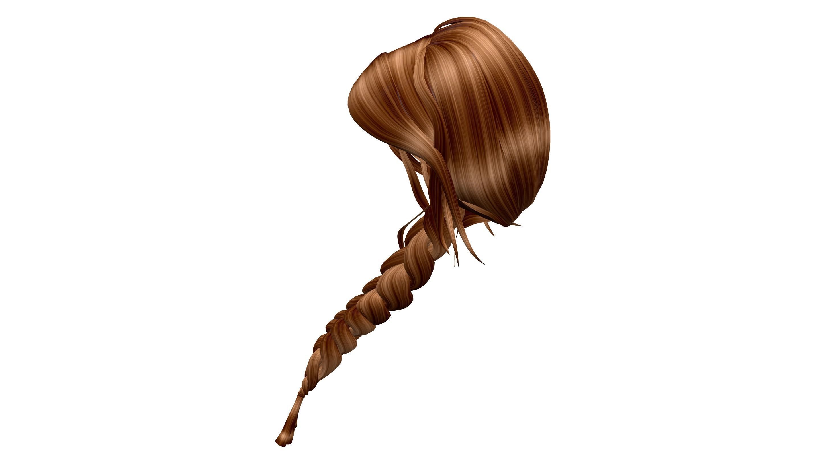 3D model Braided Sweetheart Hair VR / AR / low-poly | CGTrader