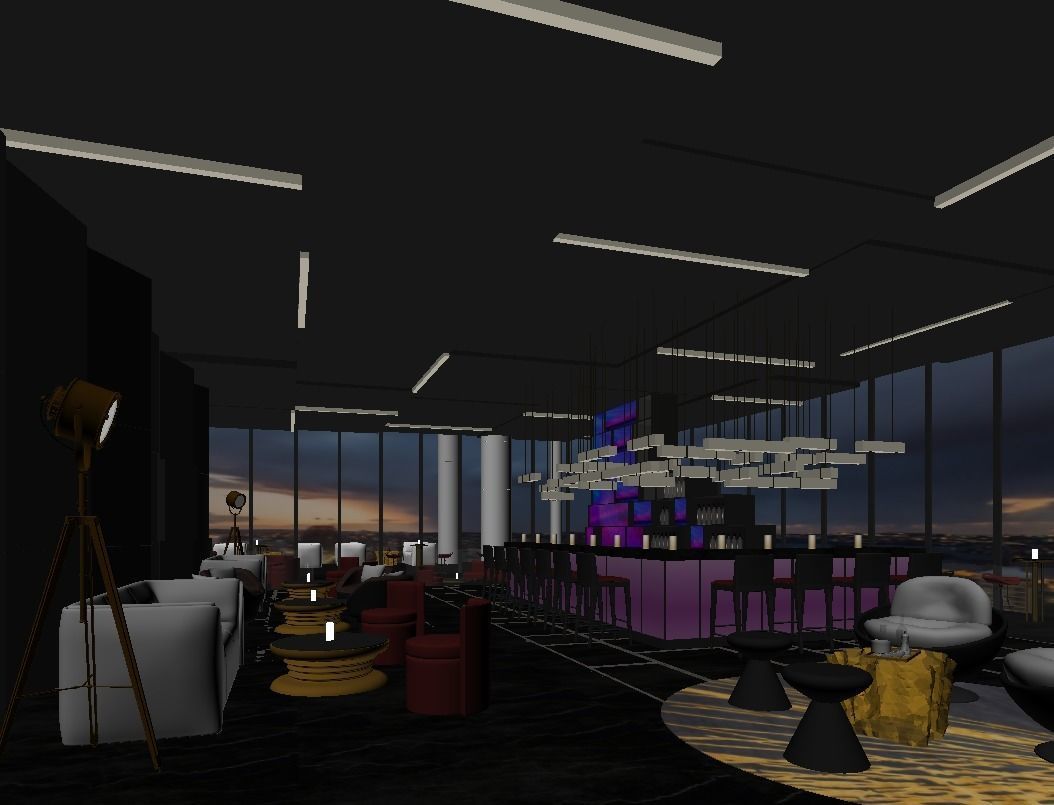 club bar 3D model | CGTrader