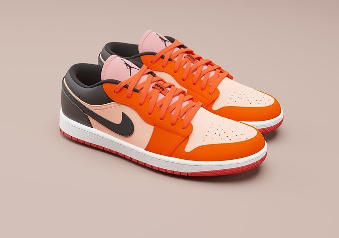 Air Jordan 1 Low 3D model | CGTrader