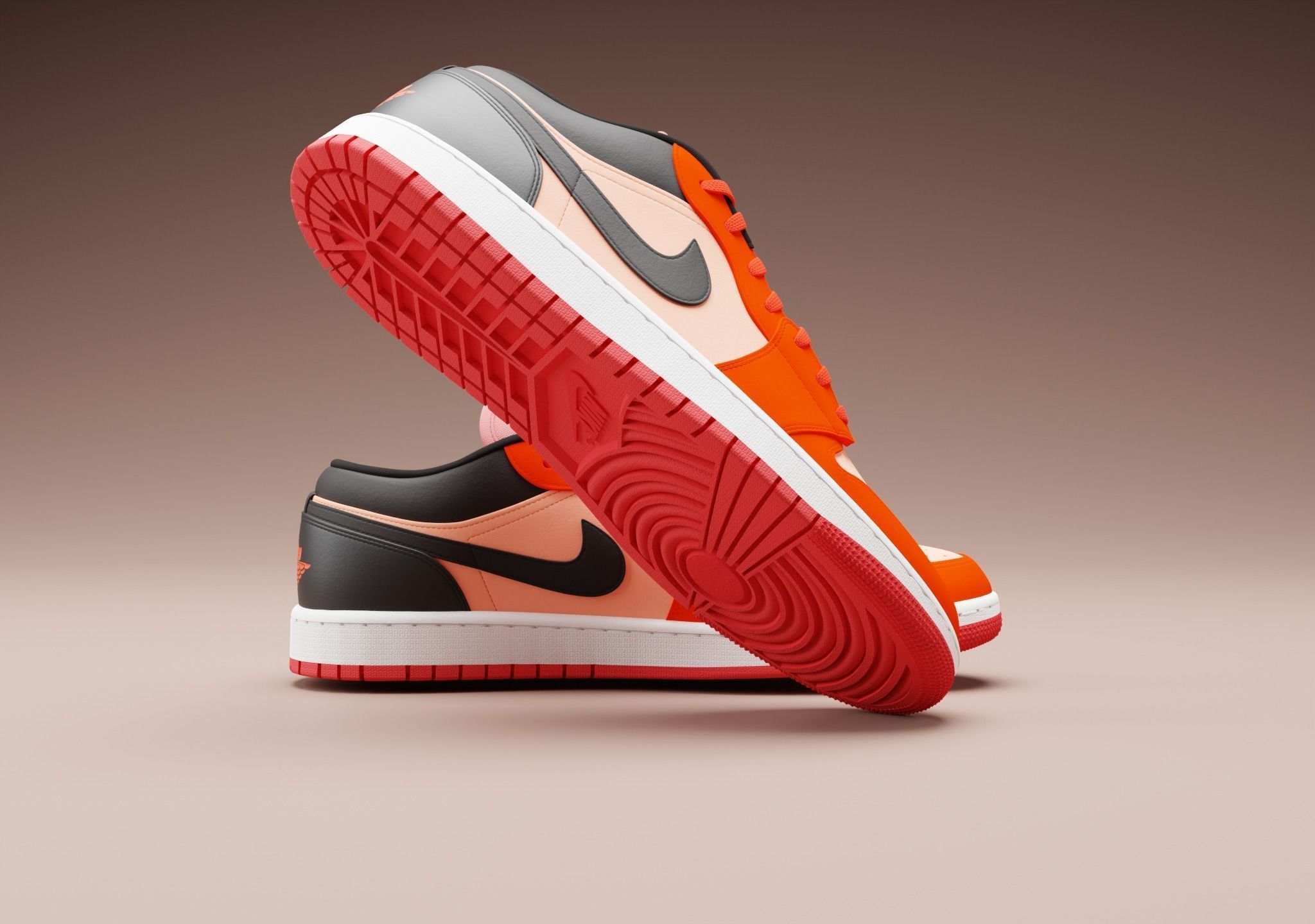 Air Jordan 1 Low 3D model | CGTrader