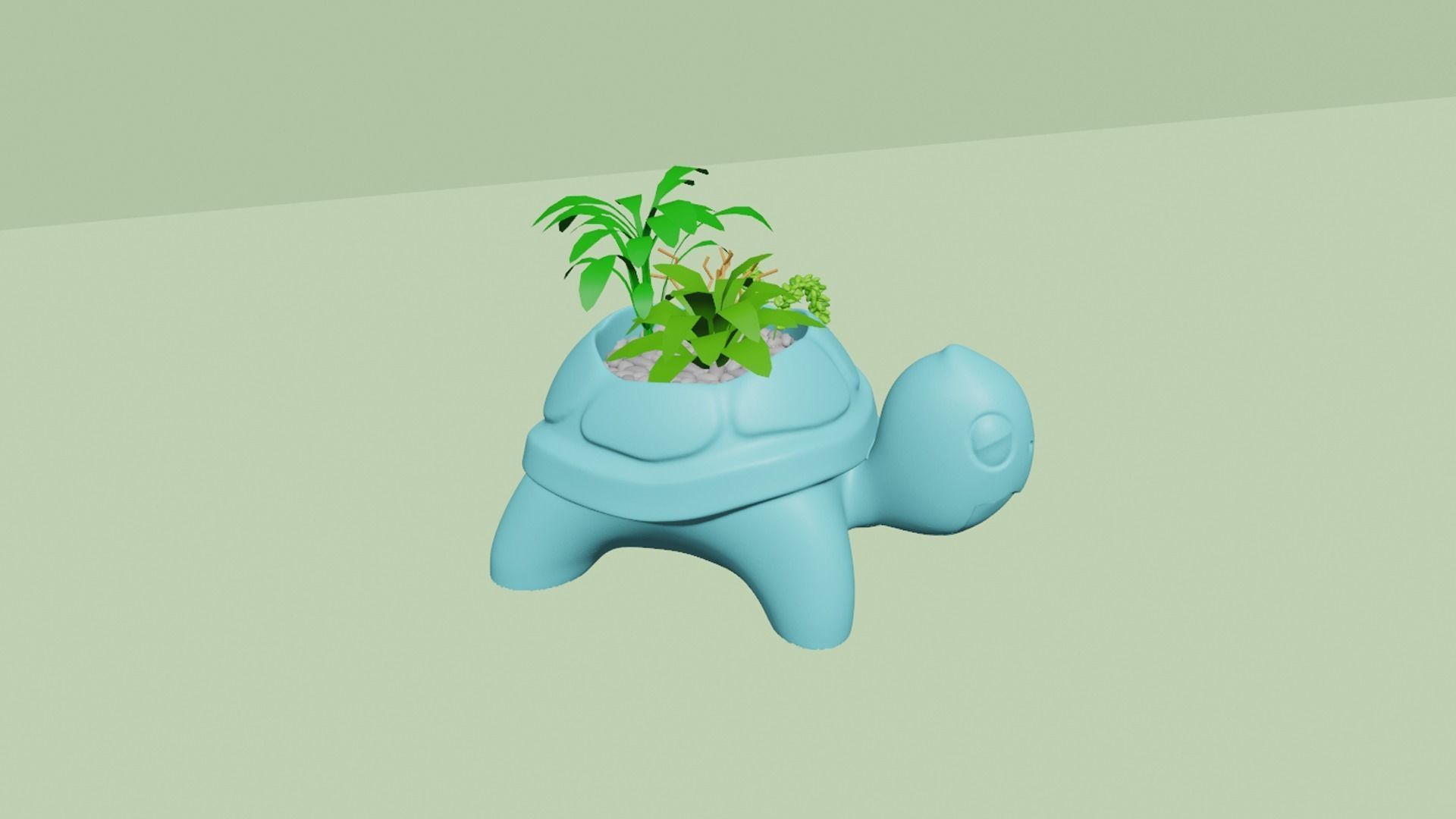 Turtle Back Vase - Cute Plant Pot - STL Printable 3D model 3D printable ...