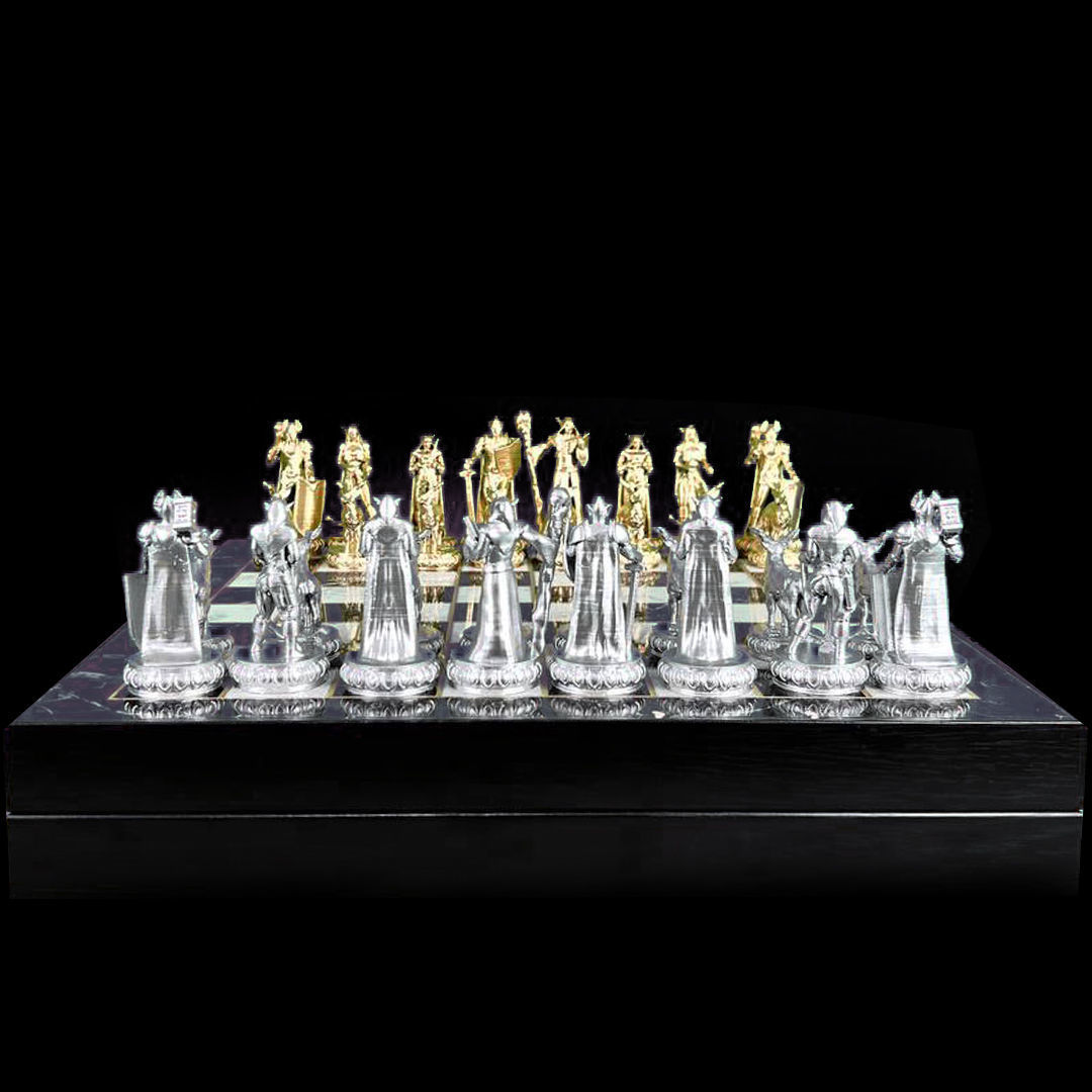 Elf Chess Set - 6 Different Elves Chess Pieces 3D model 3D printable ...
